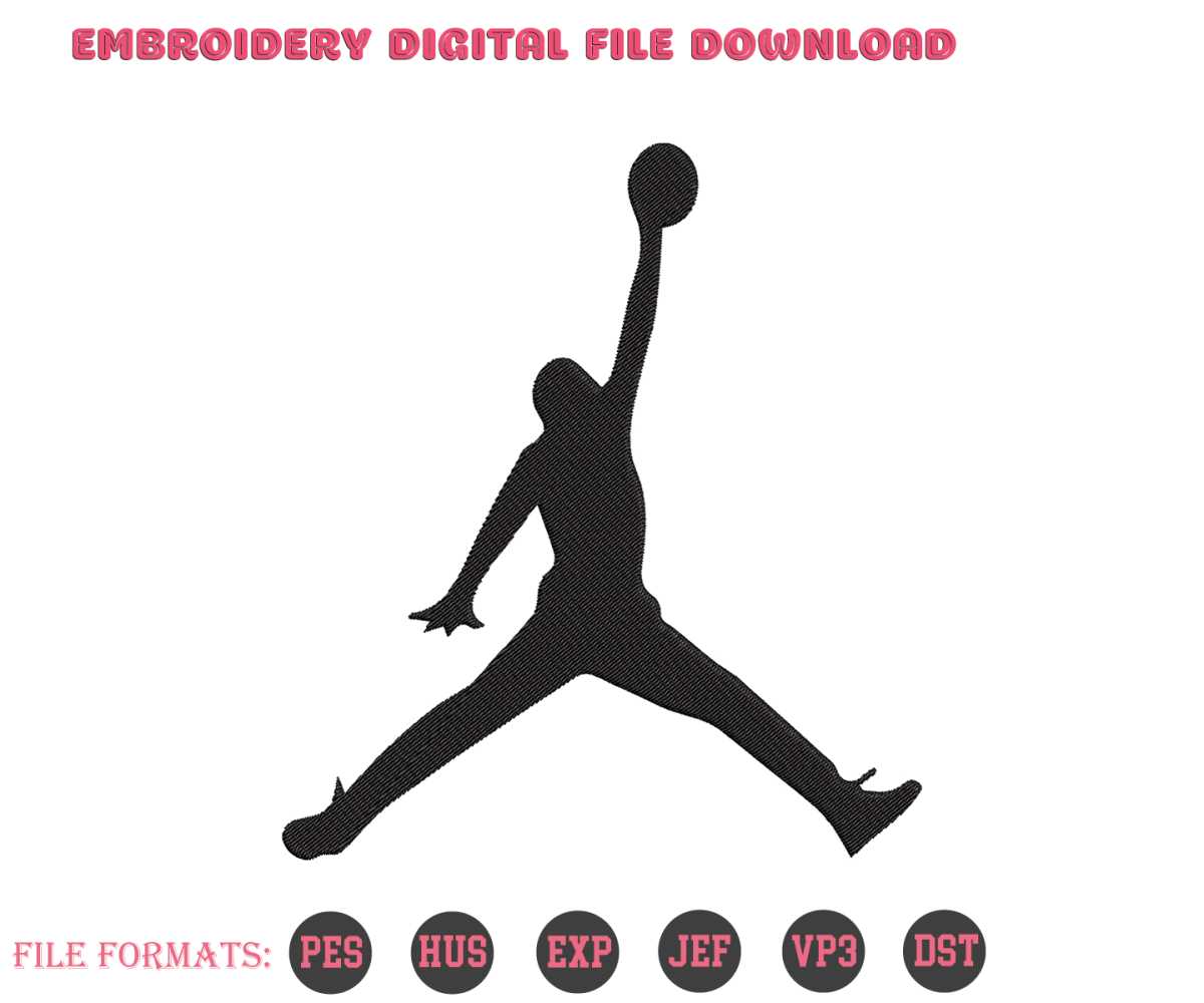Nike Jordan Logo Embroidery Download Files | Inspire Uplift