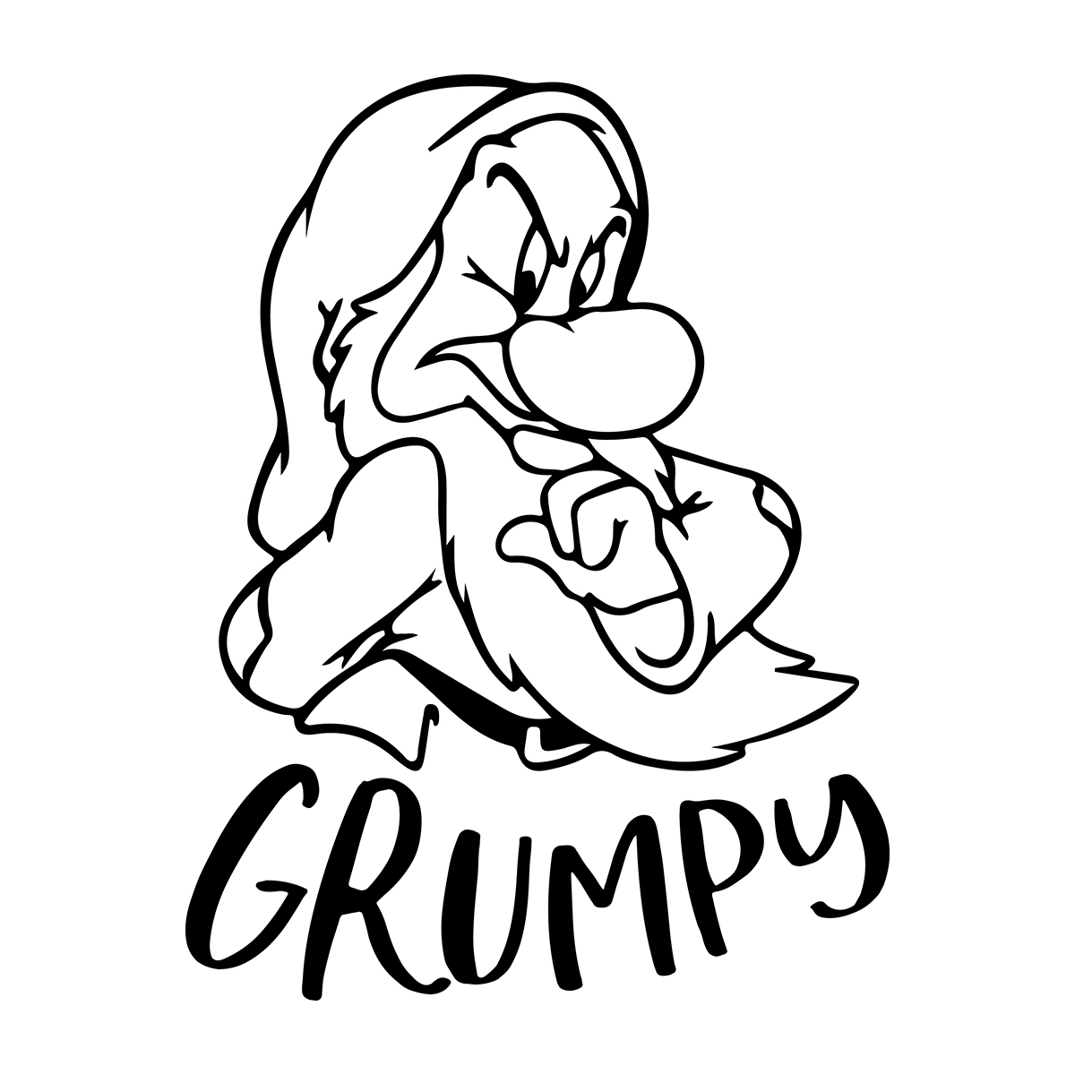 Grumpy svg | Inspire Uplift