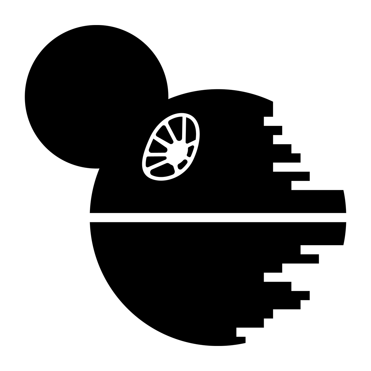 Mickey death star svg | Inspire Uplift