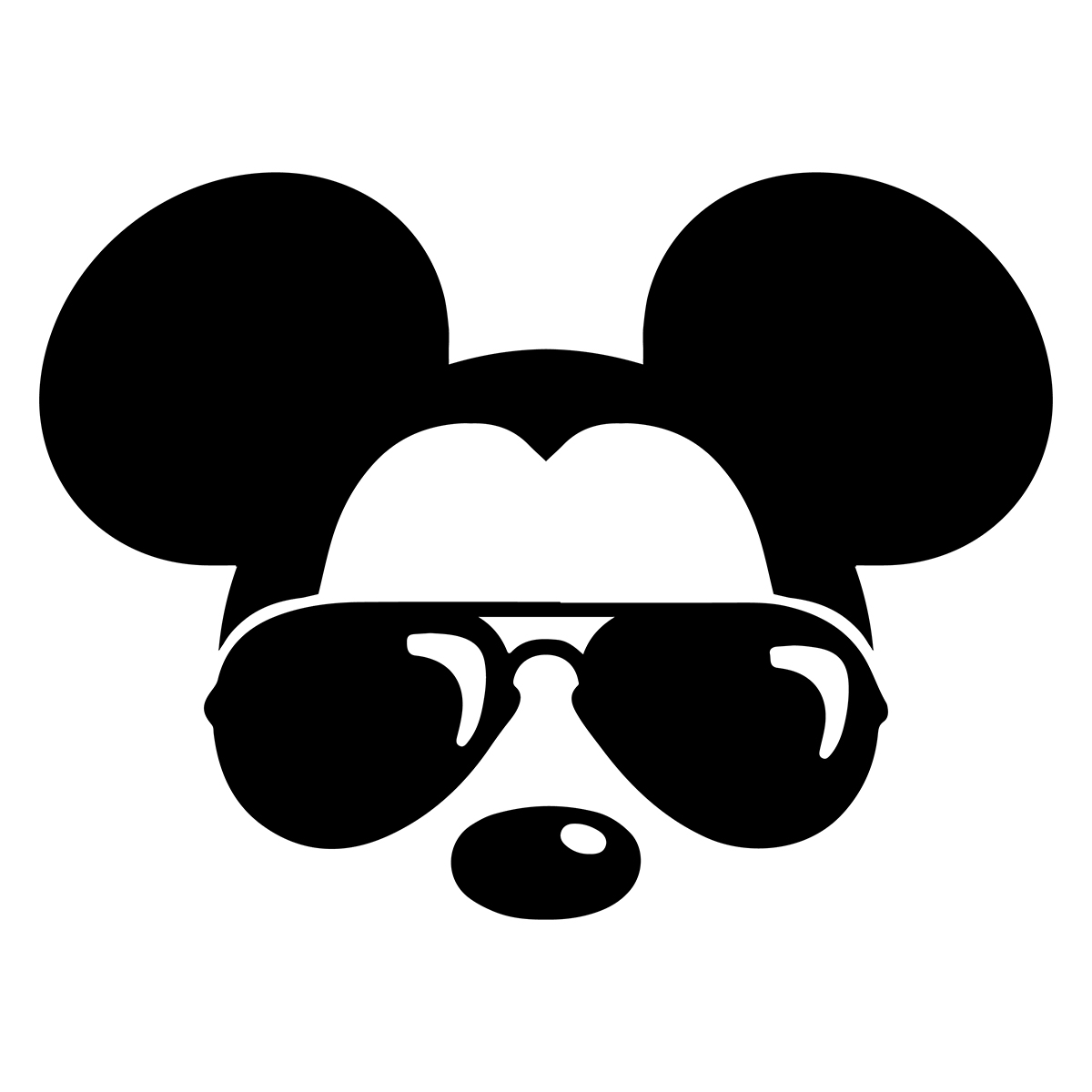 Mickey Mouse Sunglasses Svg | Inspire Uplift