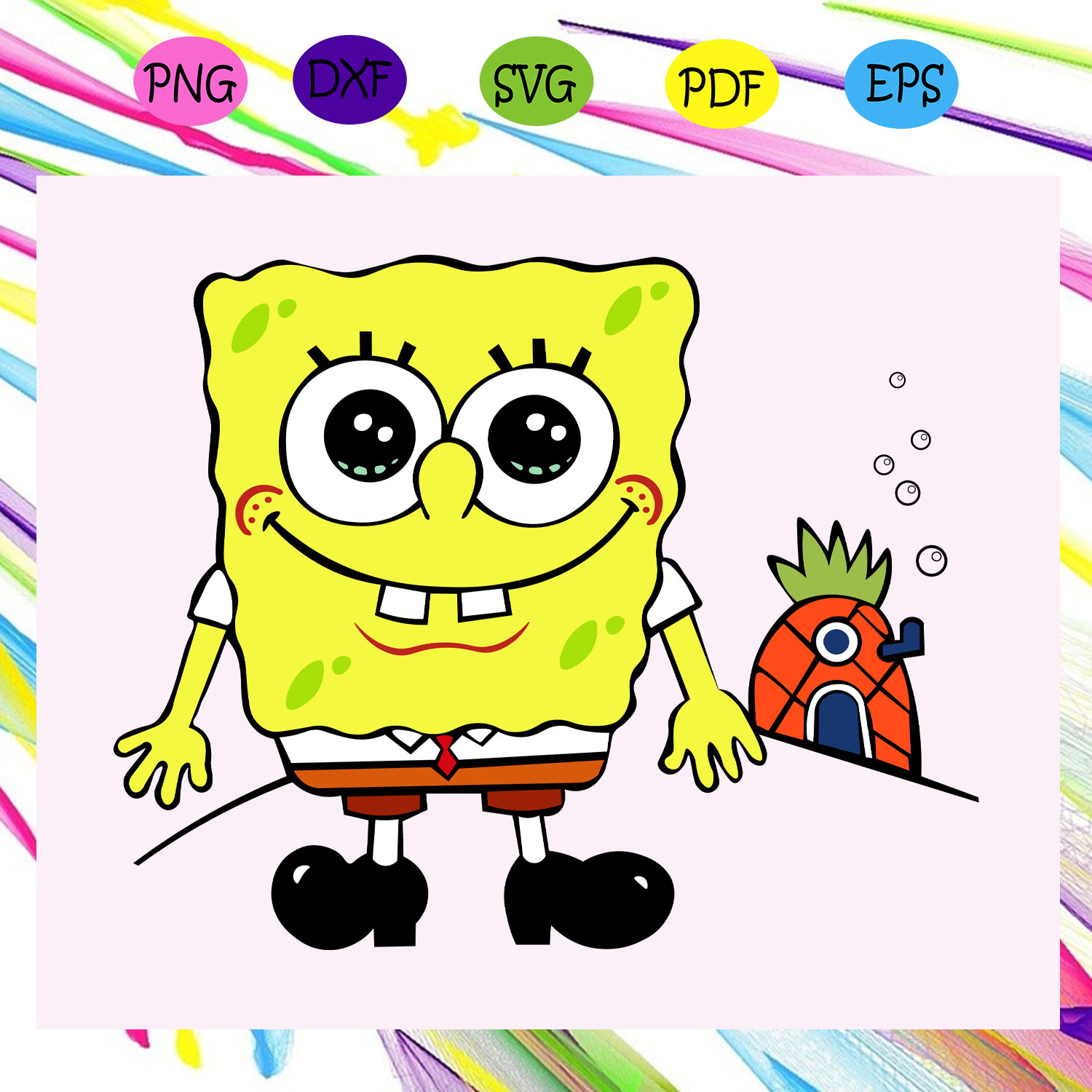Spongebob squarepants spongebob svg | Inspire Uplift