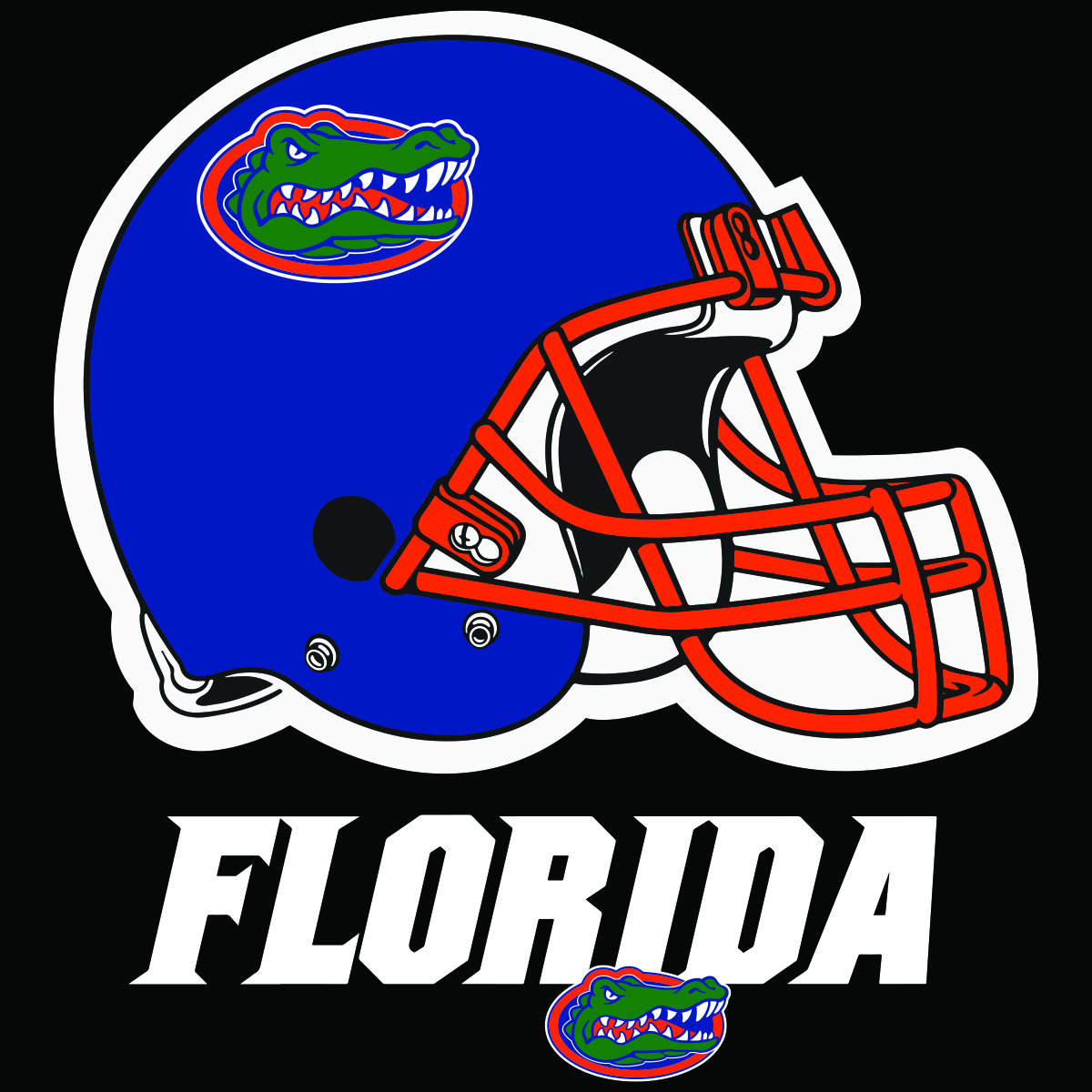 Logo Florida Gator Helmet Svg | Inspire Uplift