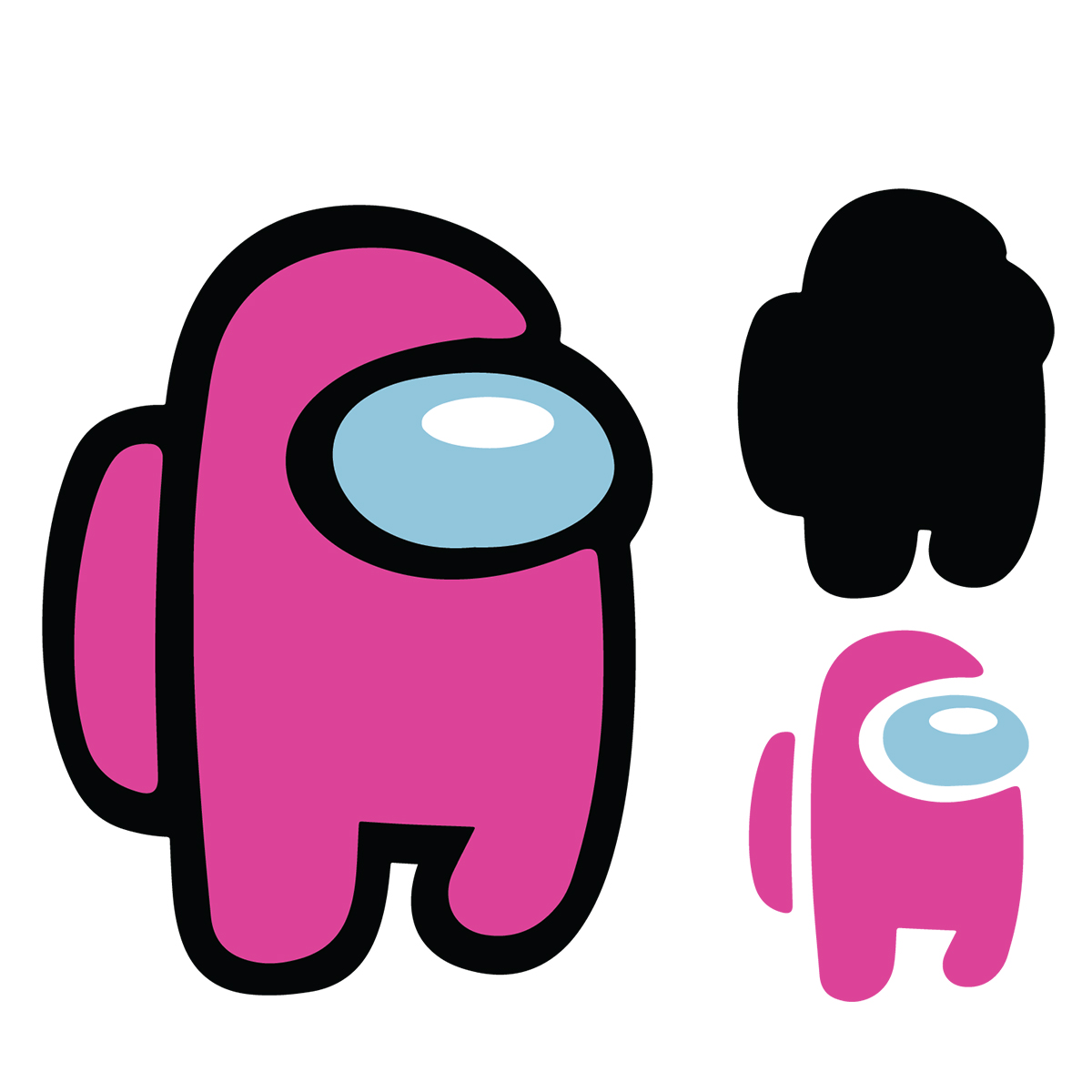 Among Us Pink Impostor Svg | Inspire Uplift