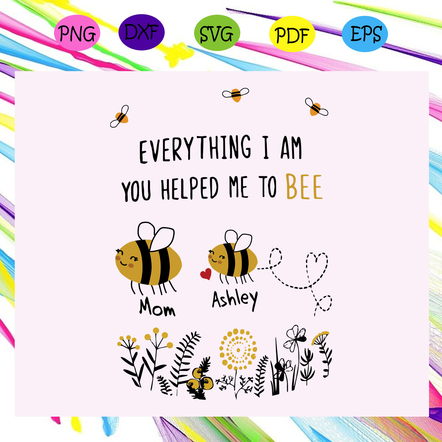 Everything I am You helped me to bee svg TD | Inspire Uplift