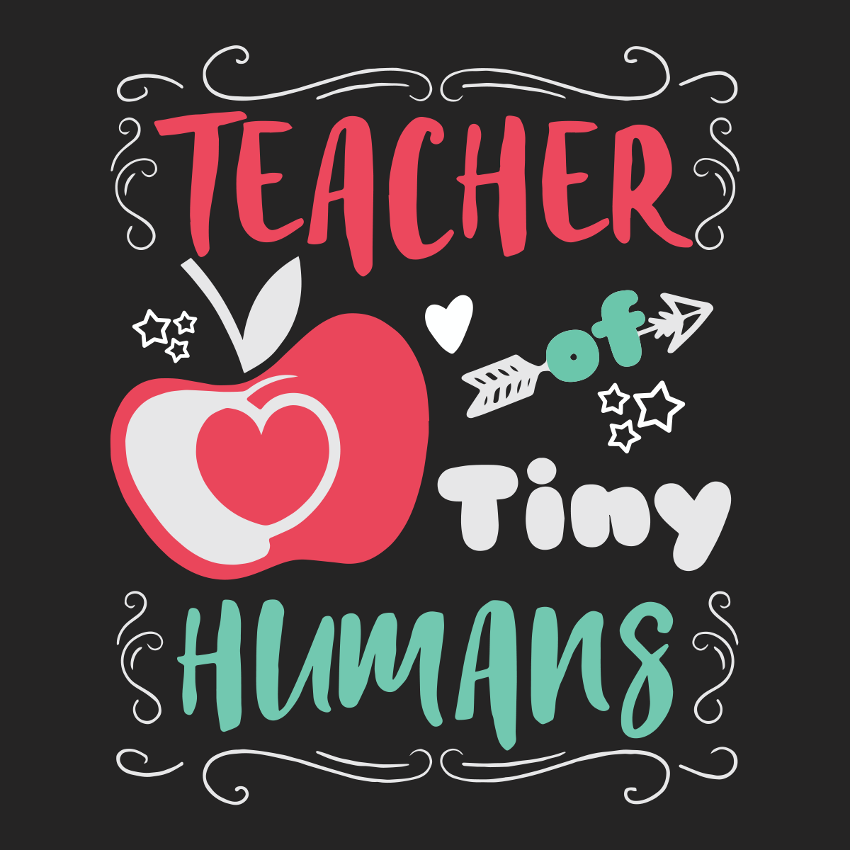 Teacher of tiny humans th Days svg | Inspire Uplift