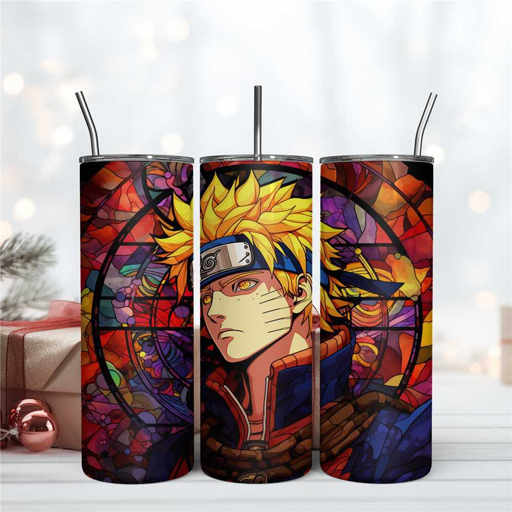 Naruto Stained Glass Tumbler 20oz Design Wrap Instant Downlo | Inspire ...