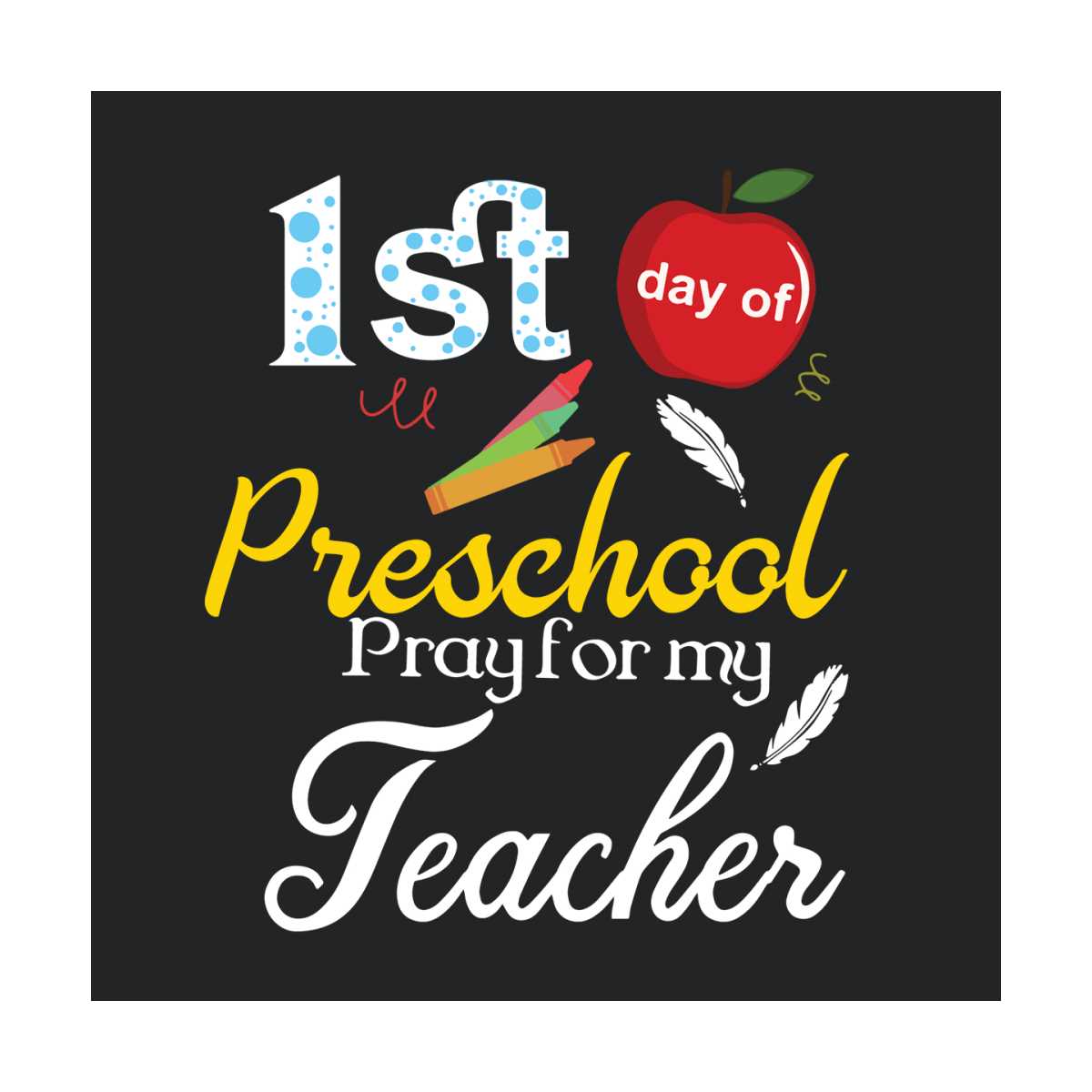 First Day Of Preschool Svg, Back To School Svg, First Day Sv - Inspire ...