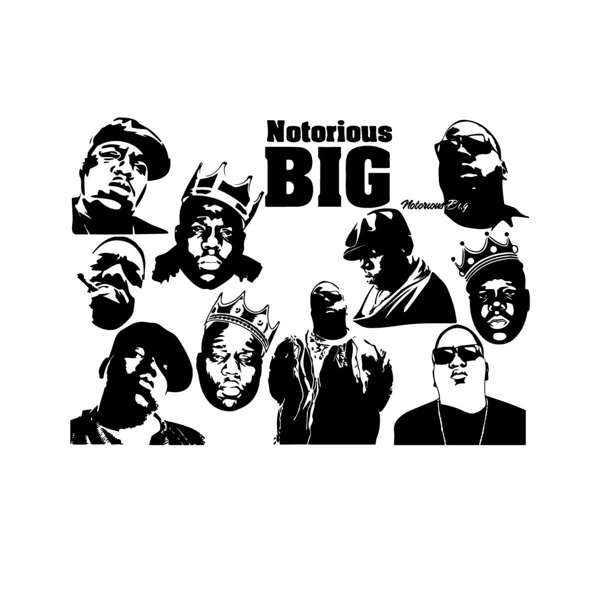 Notorious Big Svg, Trending Svg, Notorious Svg, Music Svg, R | Inspire ...