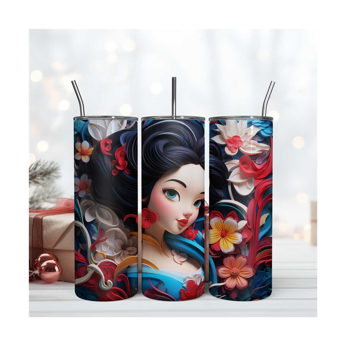 Beautiful Mulan Design Tumbler, Mulan Disney Design, 20oz Sk | Inspire ...