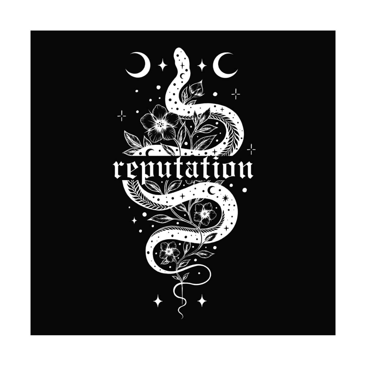 Snake Reputation Gothic Png Sublimation File - Inspire Uplift