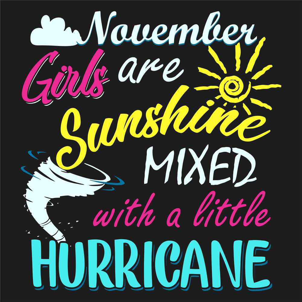 November Girls Are Sunshine Svg, Birthday Svg, November Svg, | Inspire ...