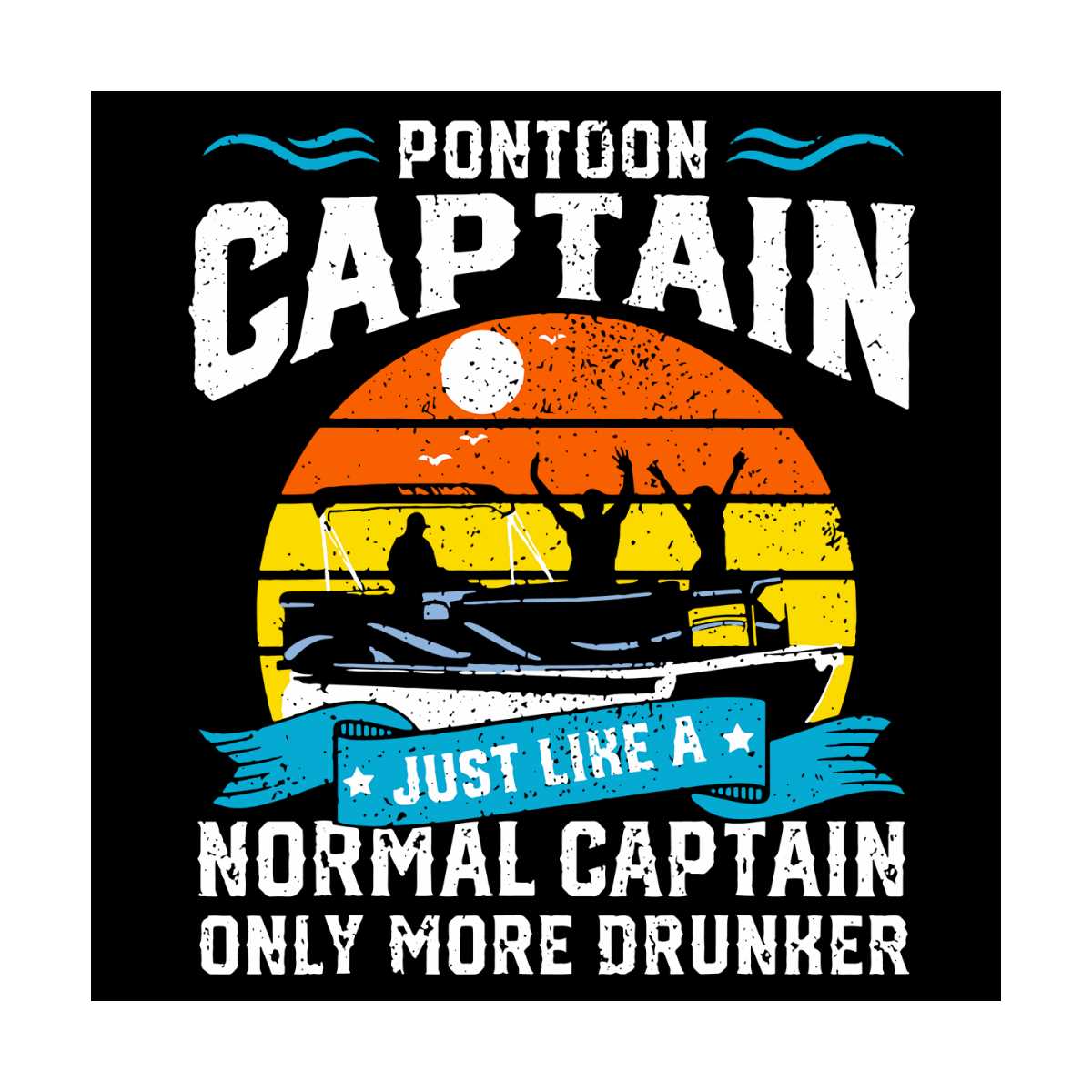 Pontoon Captain Just Like A Normal Caption Svg, Trending Svg | Inspire ...