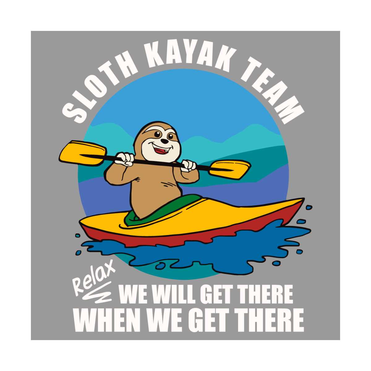 Sloth Kayak Team Svg, Trending Svg, Sloth Svg, Funny Sloth S | Inspire ...