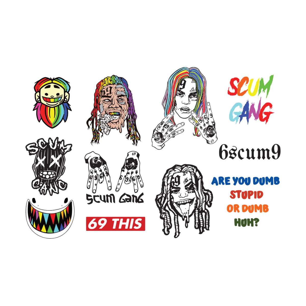Scum Gang Bundle svg, Big bundle svg, Scum gang svg, Scum ga - Inspire ...