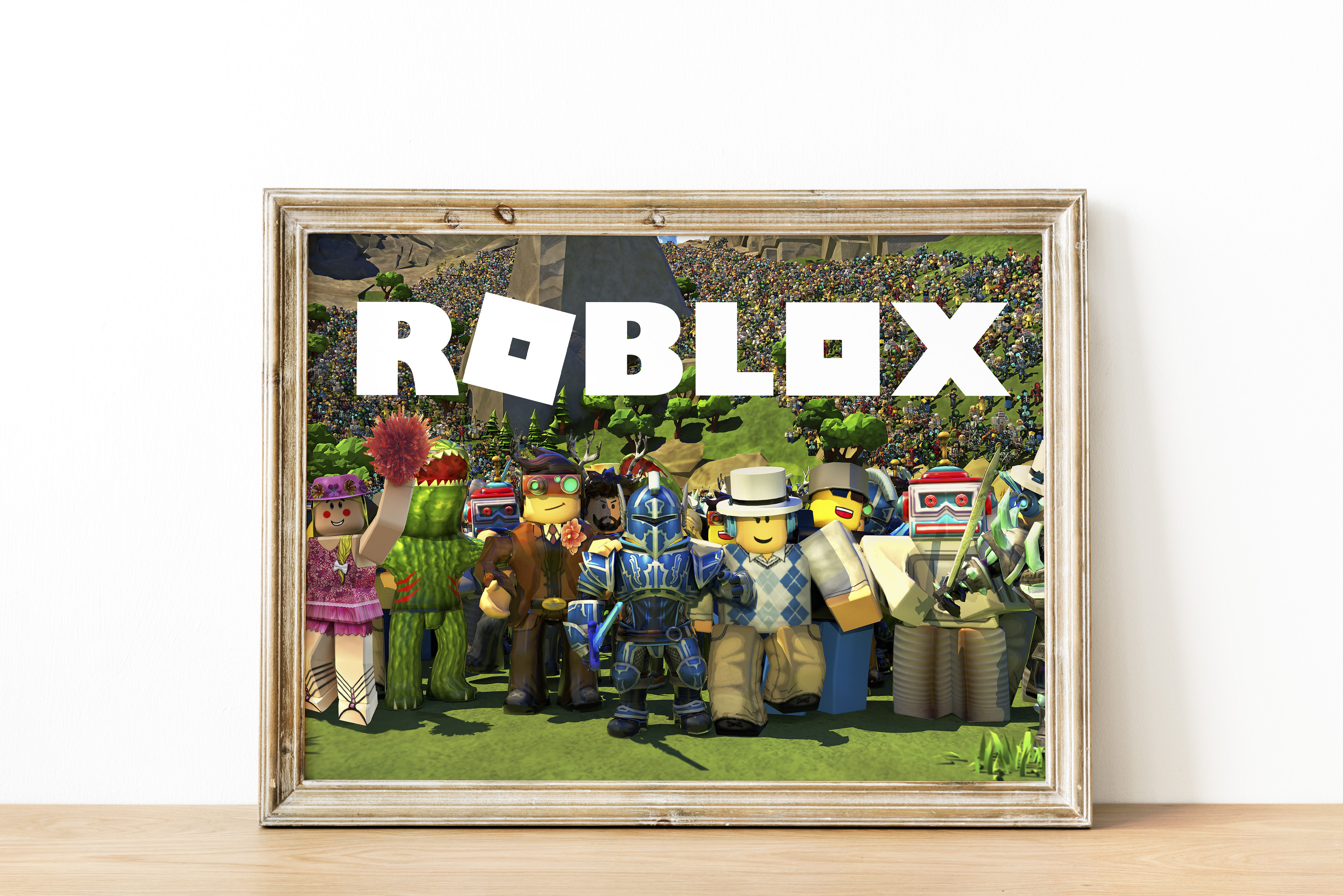 Roblox Poster Printable, Picture Download, Print Art Digital | Inspire ...
