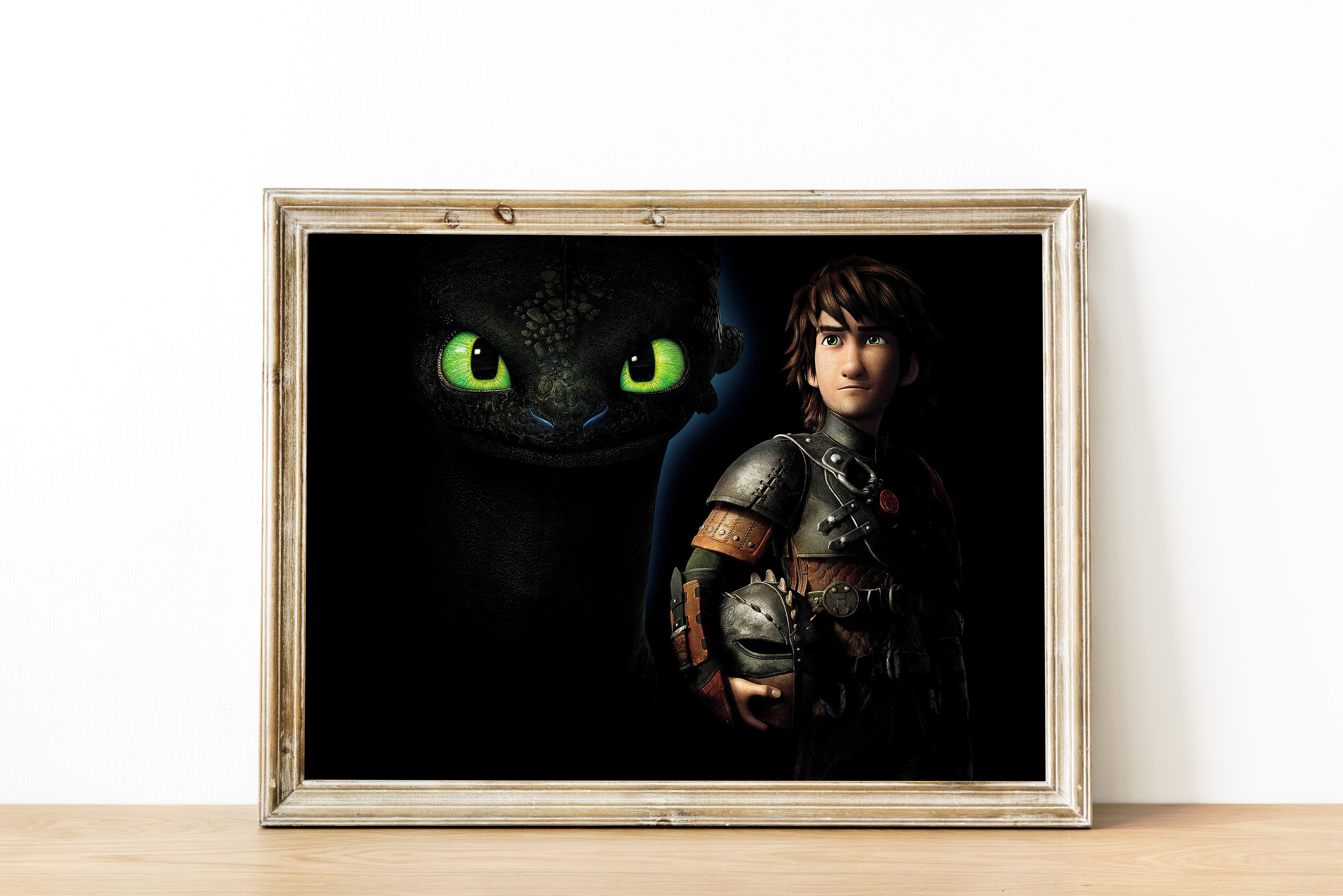 How to train your dragon Poster Printable, Toothless and Hic | Inspire ...