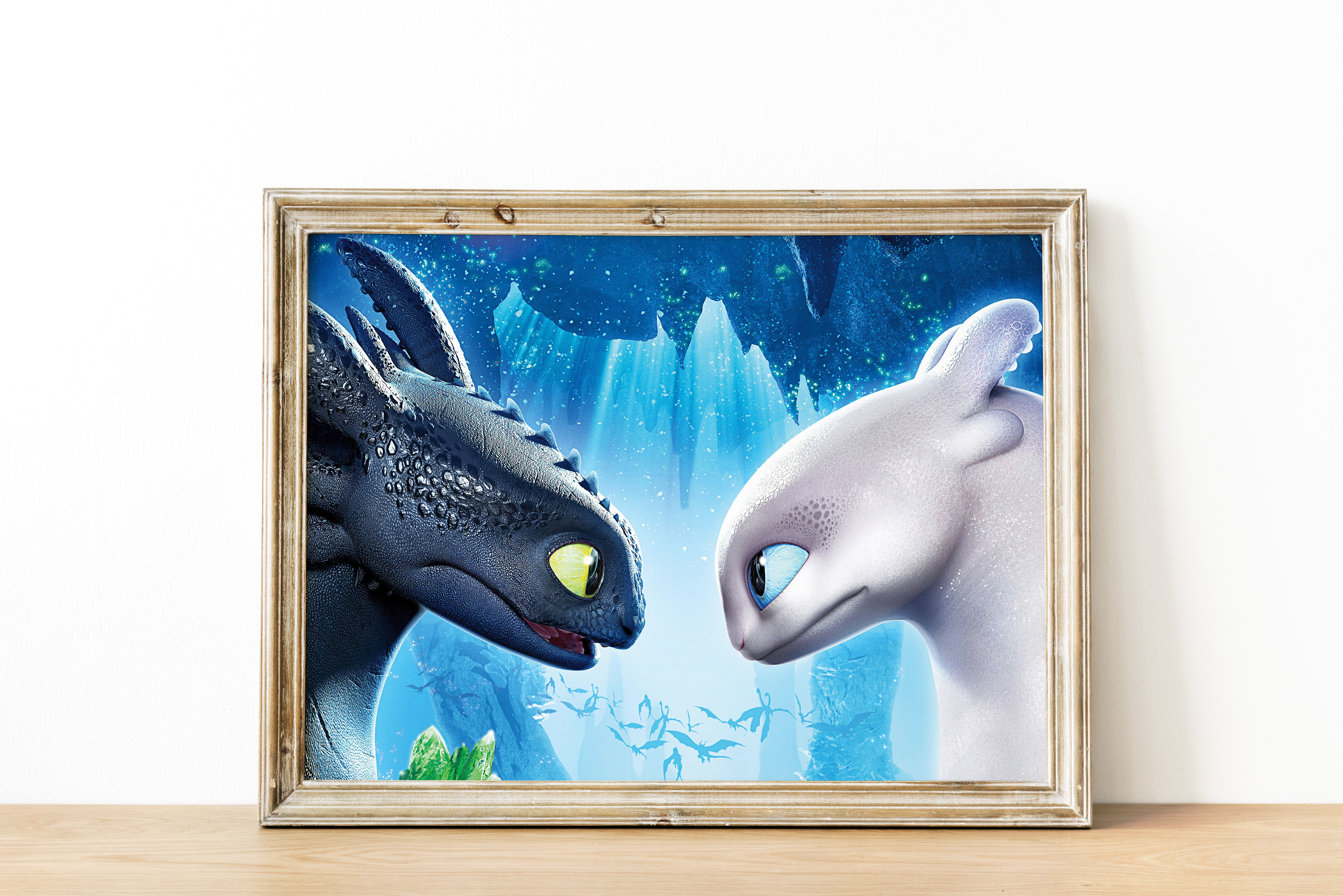 How to train your dragon Poster Printable, Toothless and Lig | Inspire ...