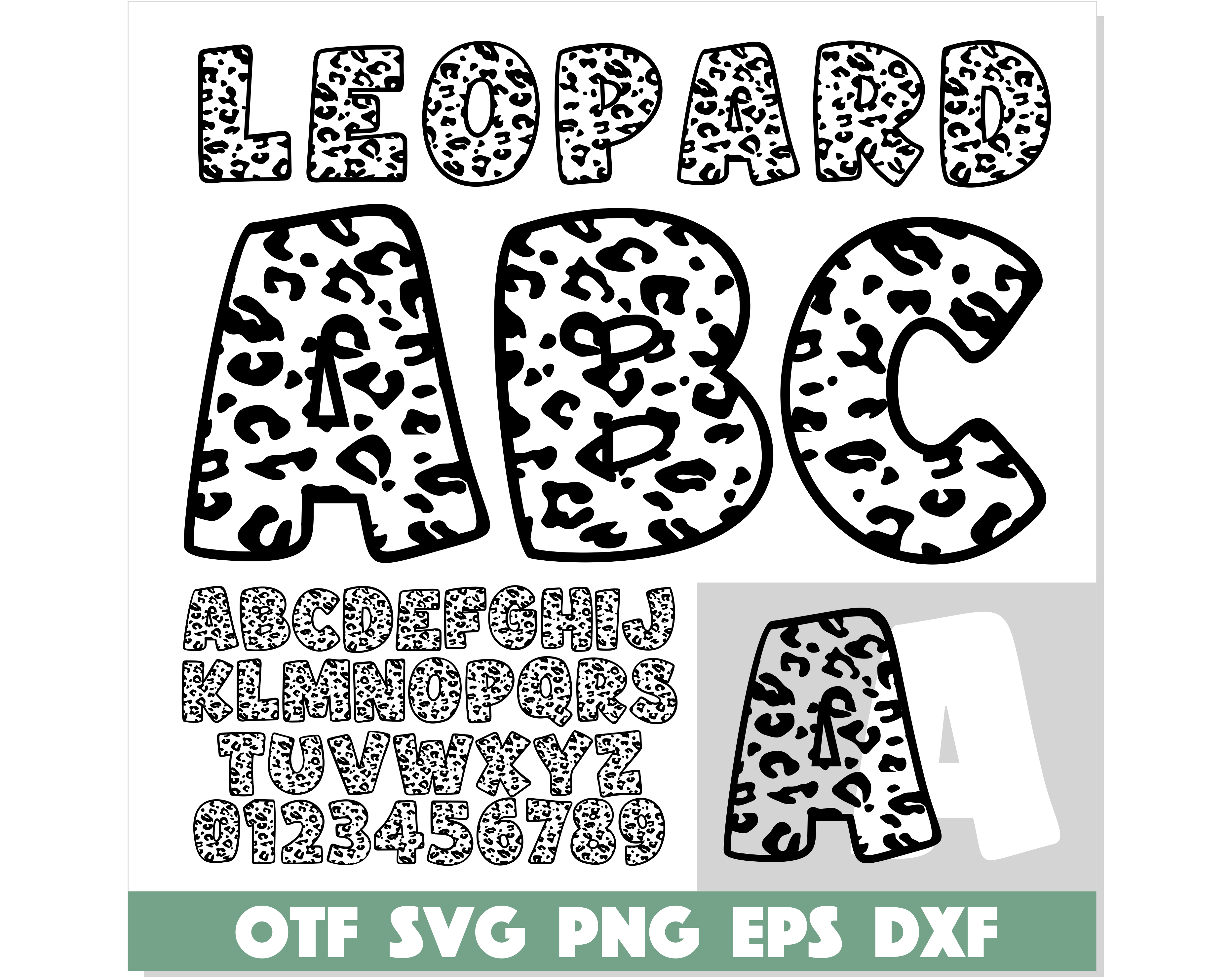 Leopard font TTF SVG PNG | Bubble Font, Leopard font png, An - Inspire ...