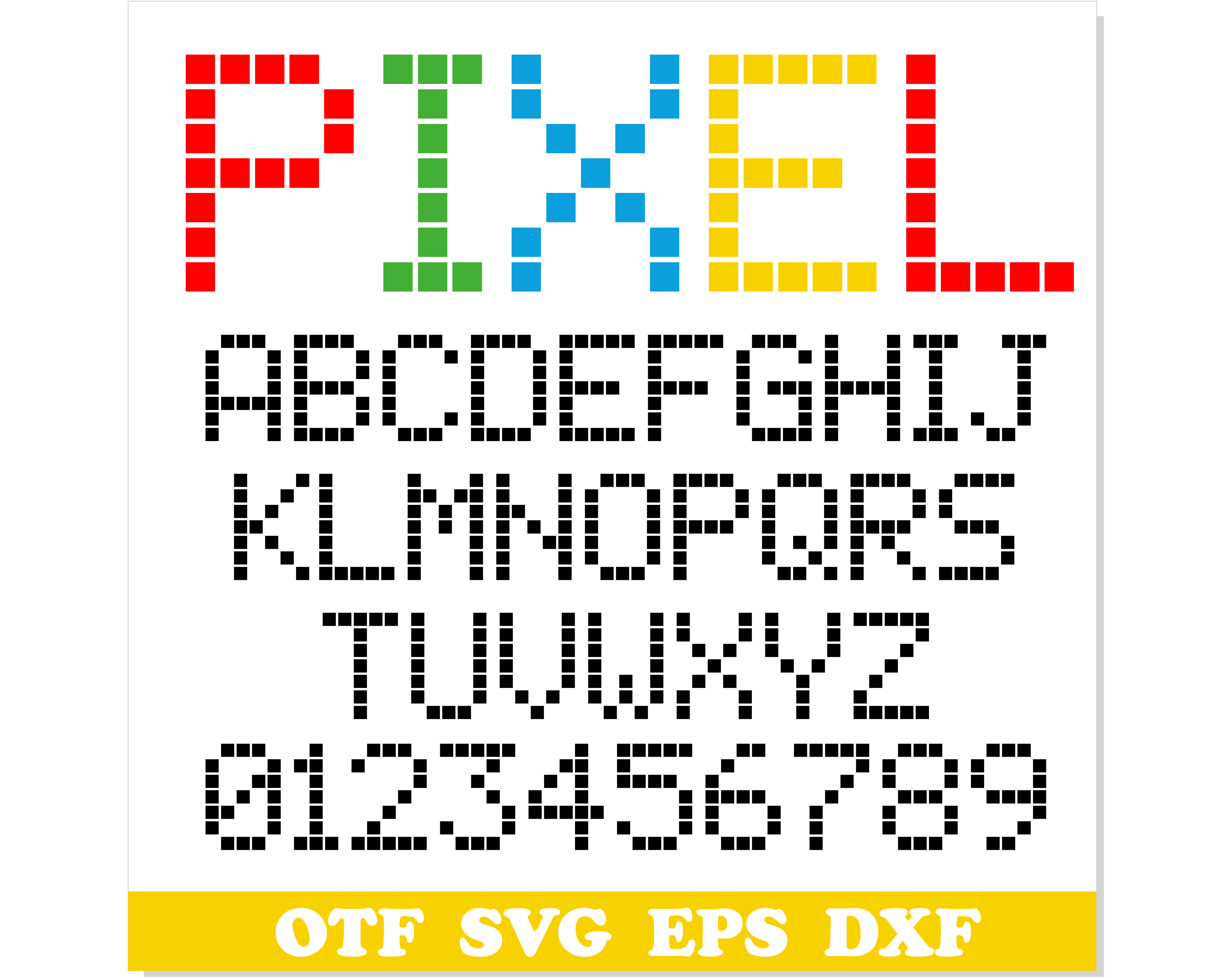 Pixel font SVG, Pixel font TTF, Arcade Game Font svg, Scoreb | Inspire ...