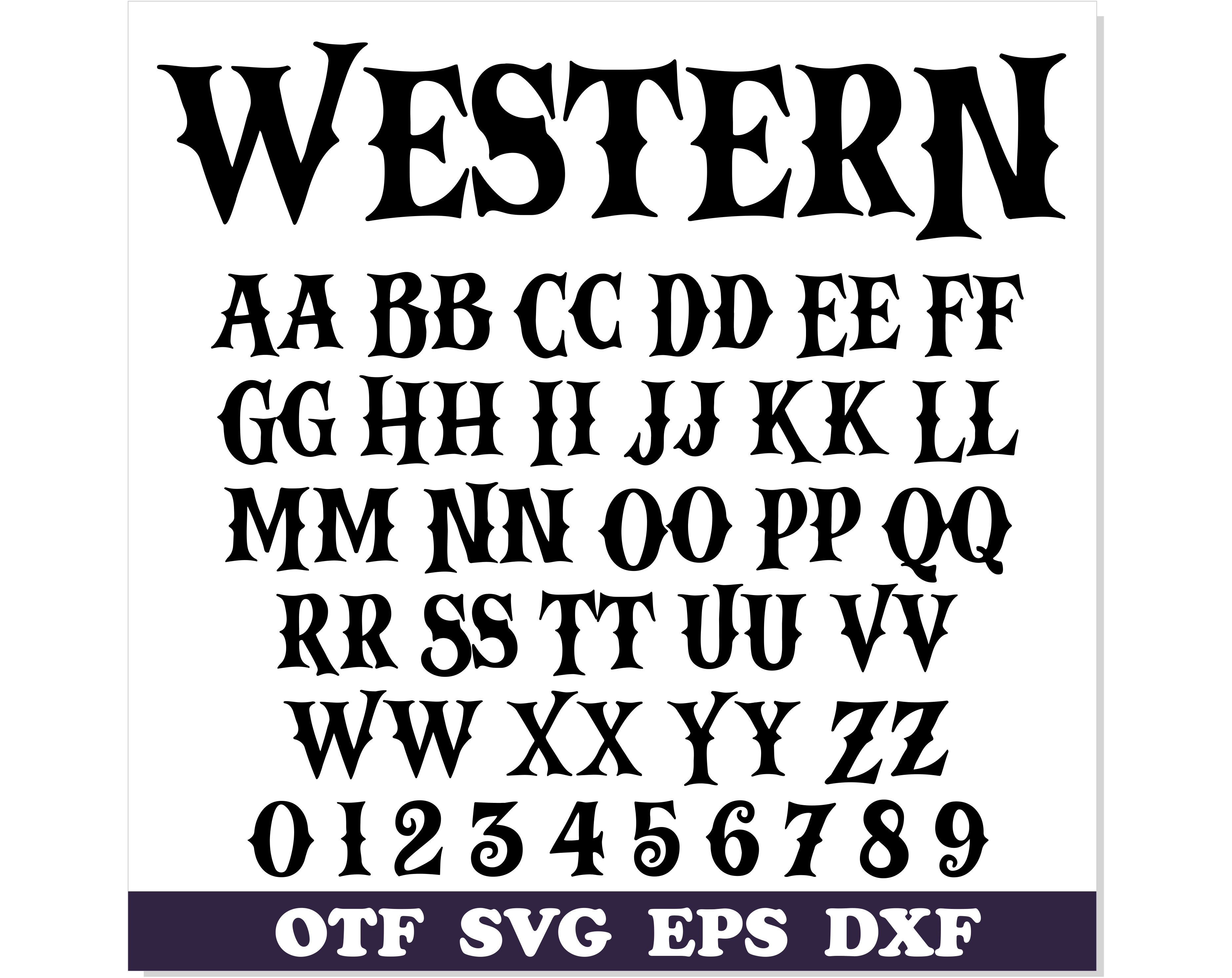 Western Font TTF, Western Font SVG Cricut, Rodeo Font, Whisk | Inspire ...