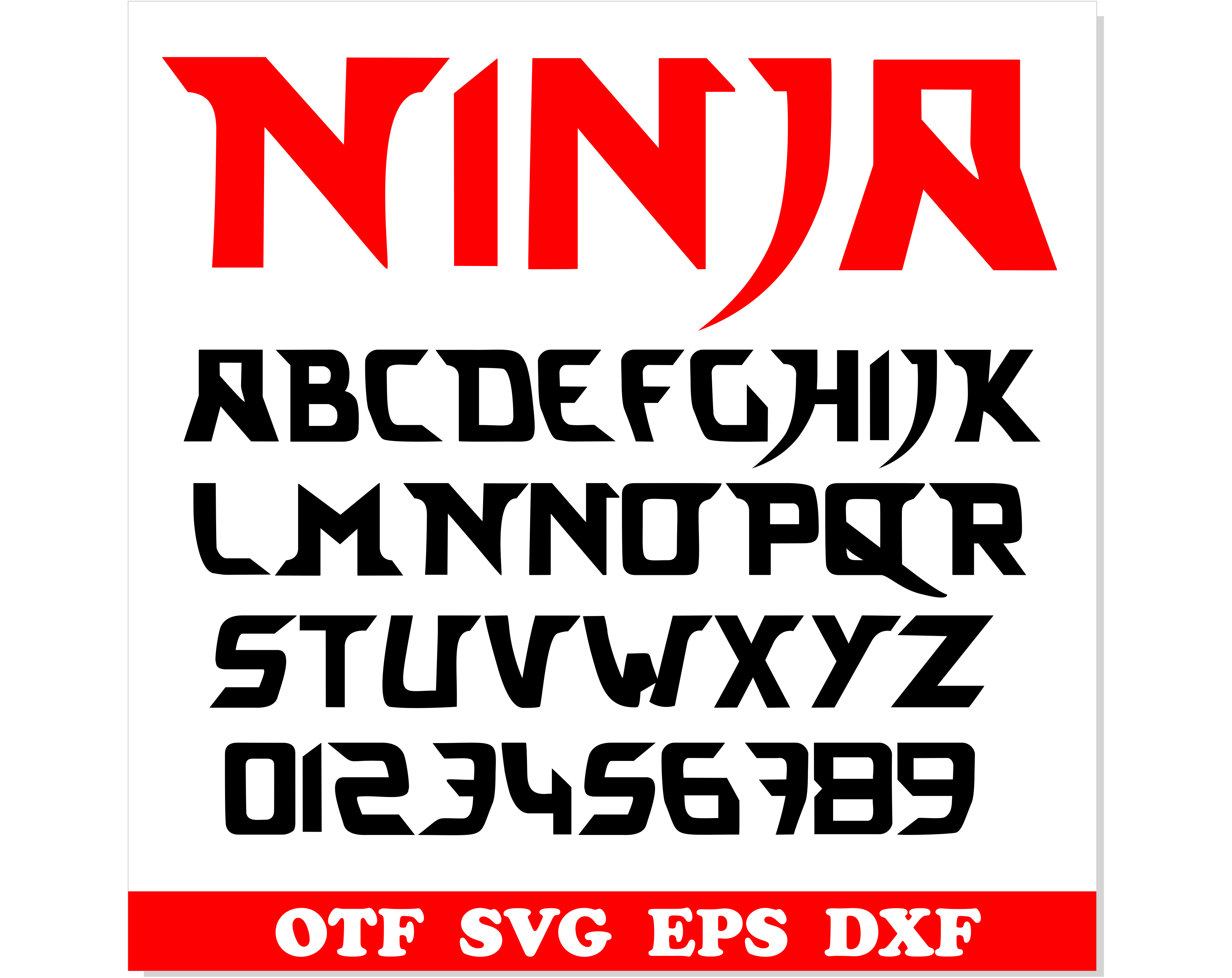 Ninja font OTF, Ninja Font SVG, Karate font svg, Boy font, N | Inspire ...