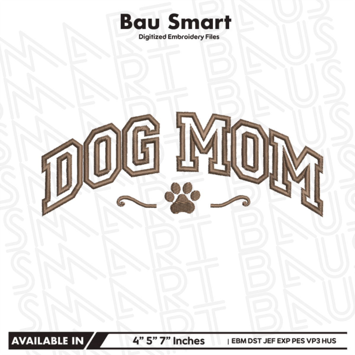 Dog Mom Embroidery Designs File Download, Mom Embroidery Fil | Inspire ...