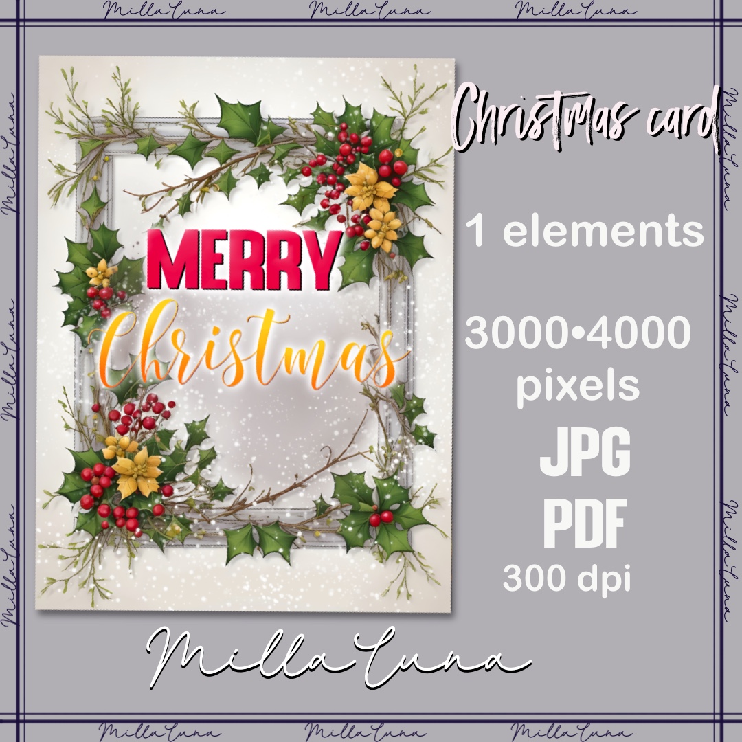 Christmas cards PDF. Digital download, Paper Crafting PDF, C - Inspire ...
