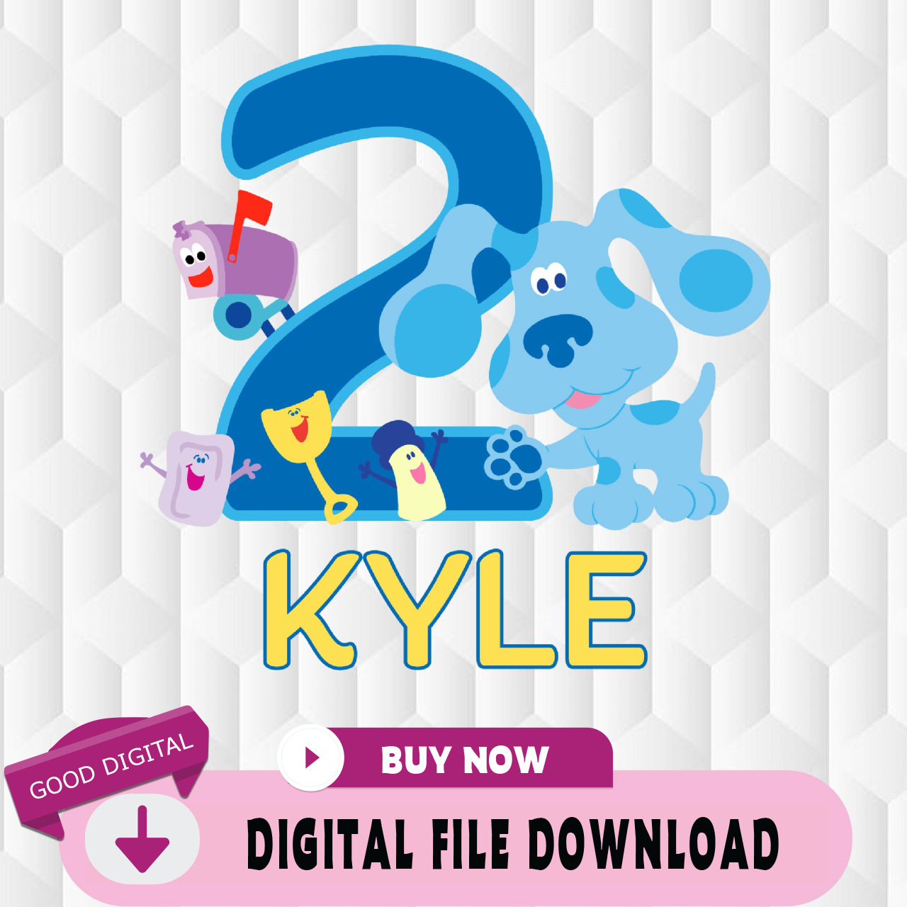 Personalized Birthday Svg, Blues Clues Birthday Svg, Persona | Inspire Uplift