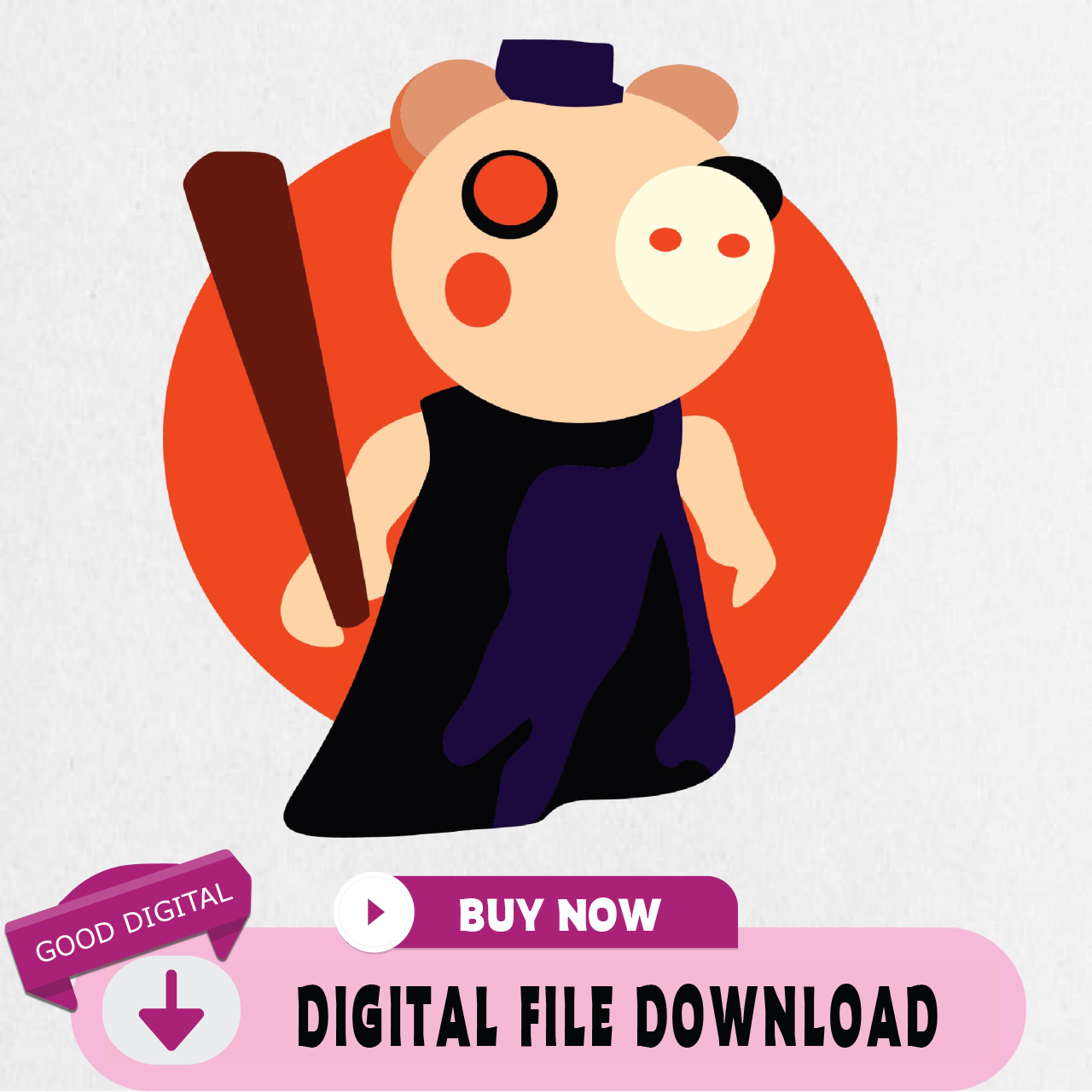 Piggy Roblox Svg, Piggy Horror Roblox Svg, Piggy Svg, Roblox | Inspire ...