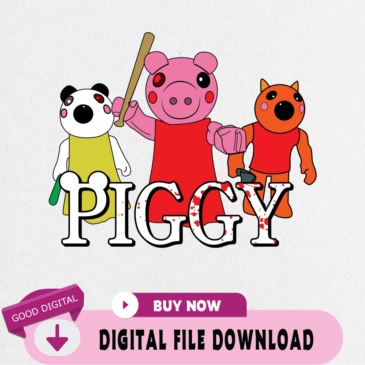 Piggy Roblox Svg, Roblox Game Svg, Roblox Characters Svg, Ro | Inspire ...
