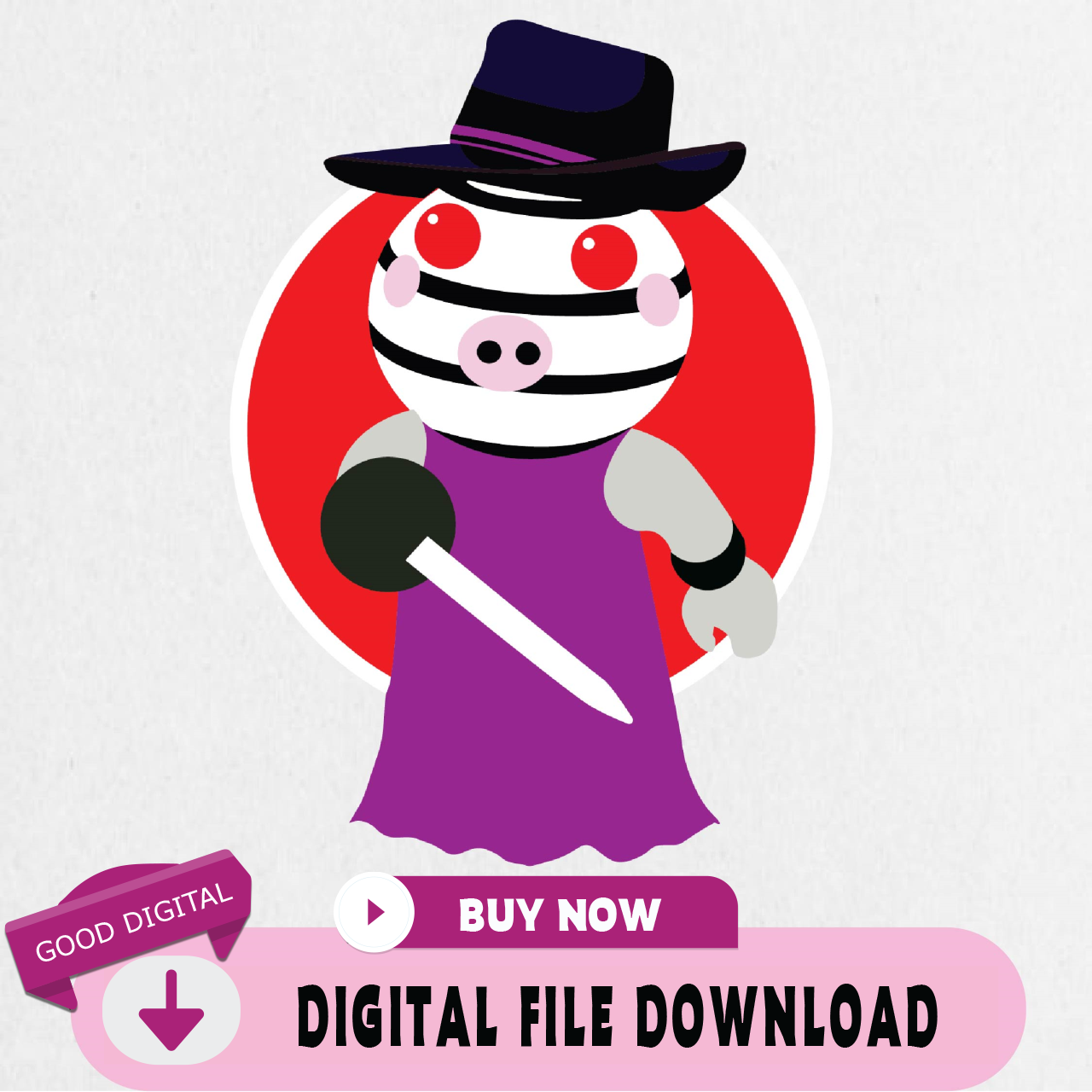 Zizzy Piggy Svg, Piggy Roblox Svg, Piggy Horror Roblox Svg, | Inspire ...