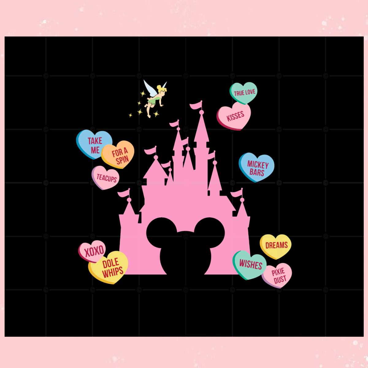 Disney Heart Conversation Valentines Day Mickey Svg Files,V | Inspire ...