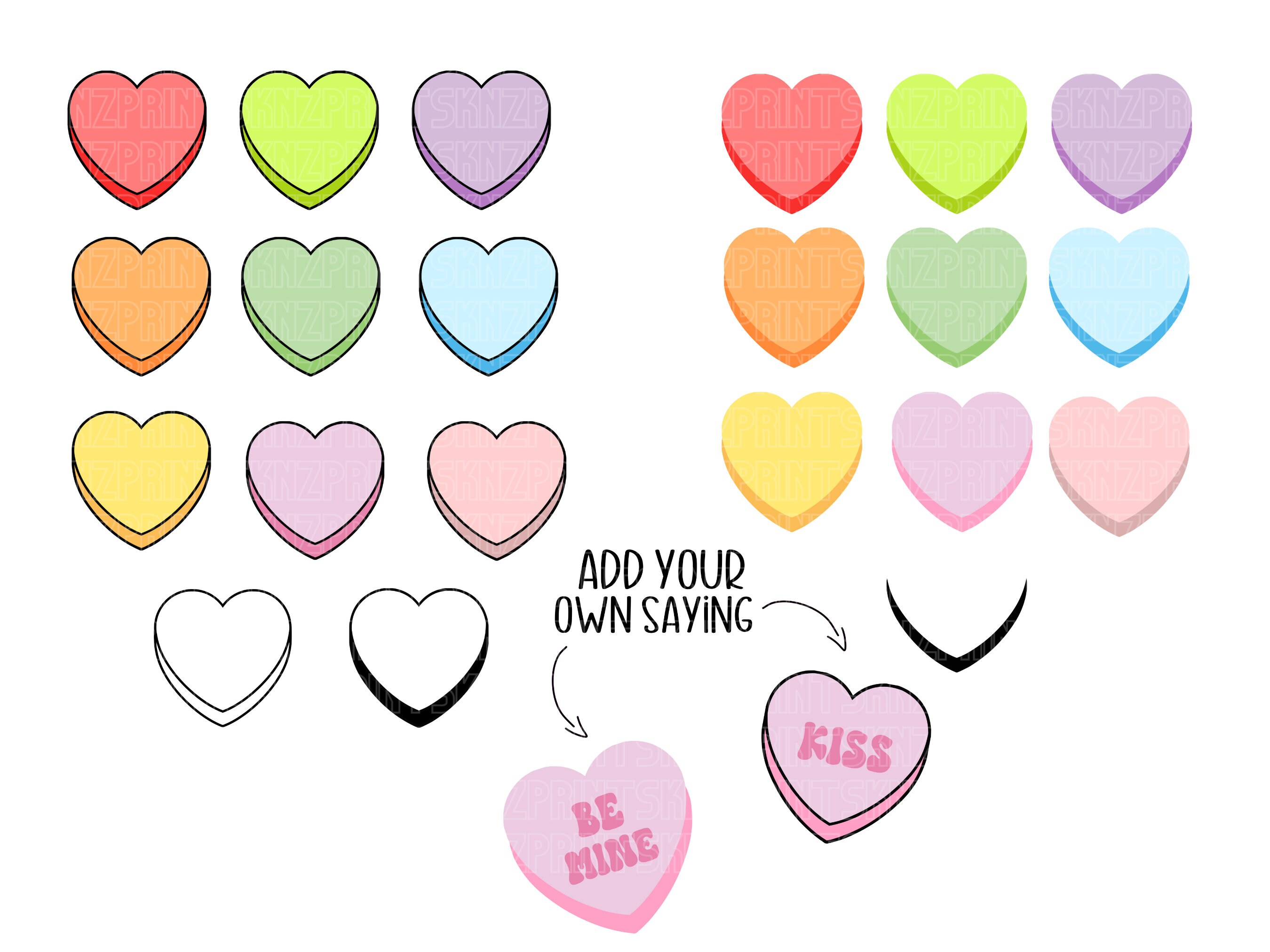 conversation hearts blank svg, conversation hearts svg teach - Inspire ...