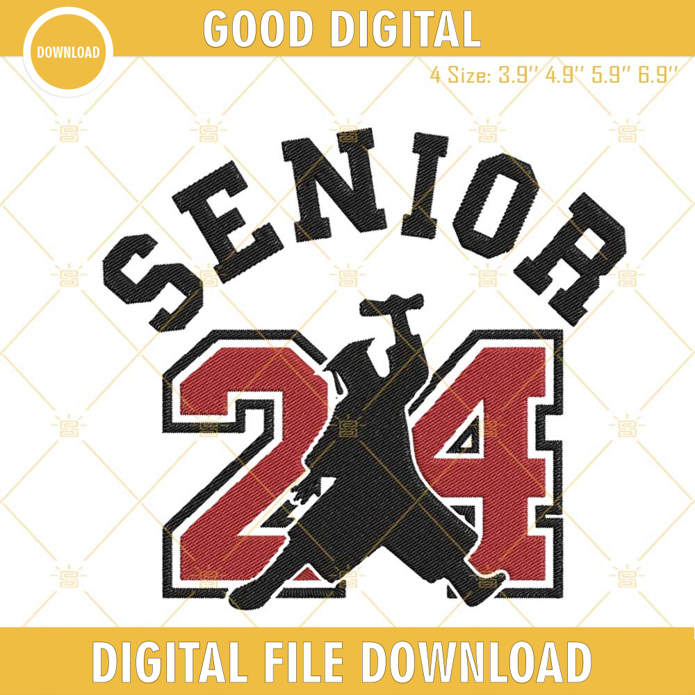 Air Senior 24 Embroidery Designs, Senior Class Of 2024 Embro | Inspire ...