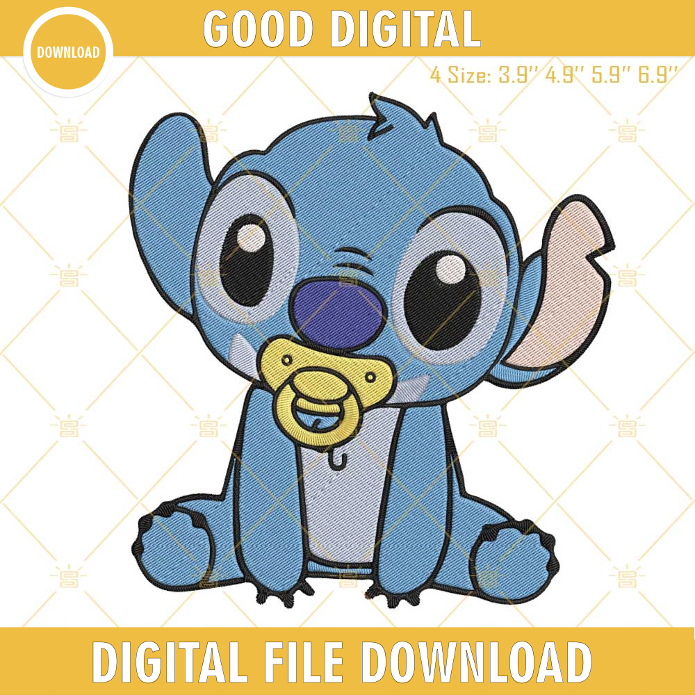 Baby Stitch Embroidery Designs, Cute Disney Stitch Embroider | Inspire ...