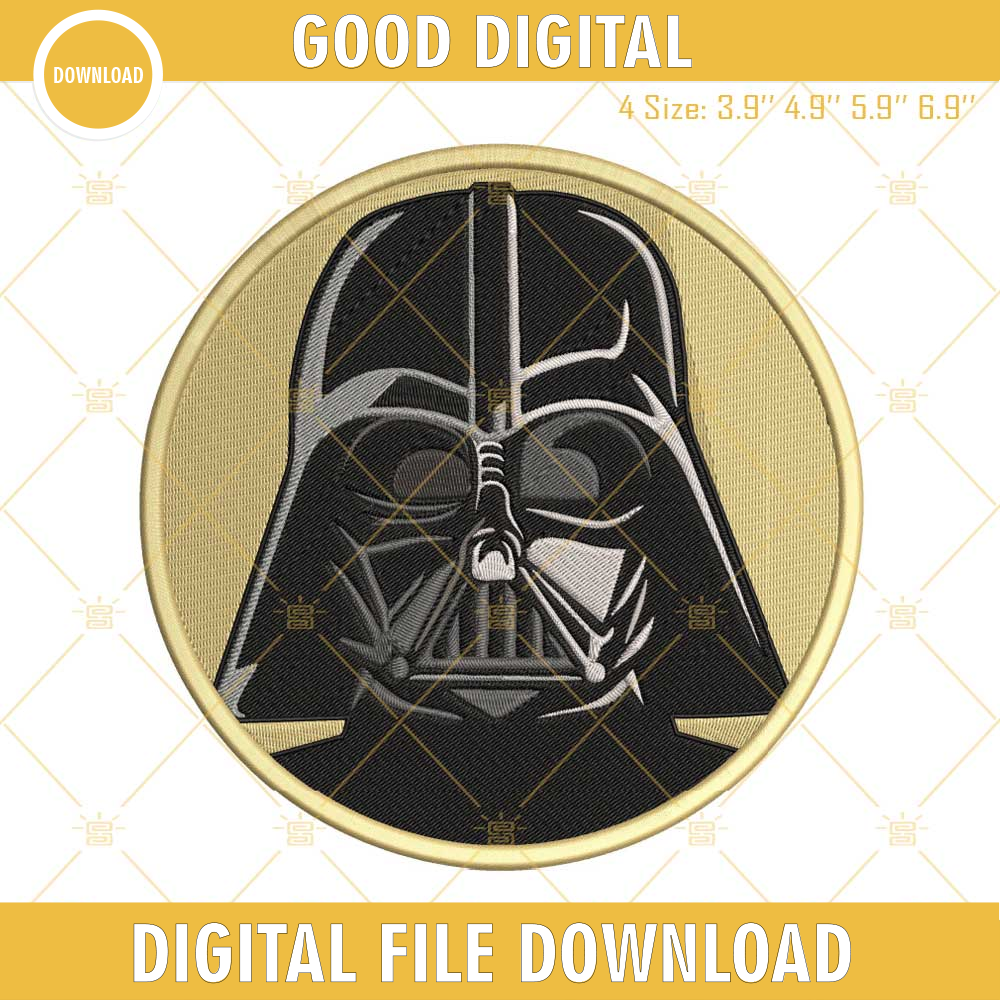 Darth Vader Star Wars Embroidery Designs, Darth Vader Machin | Inspire ...