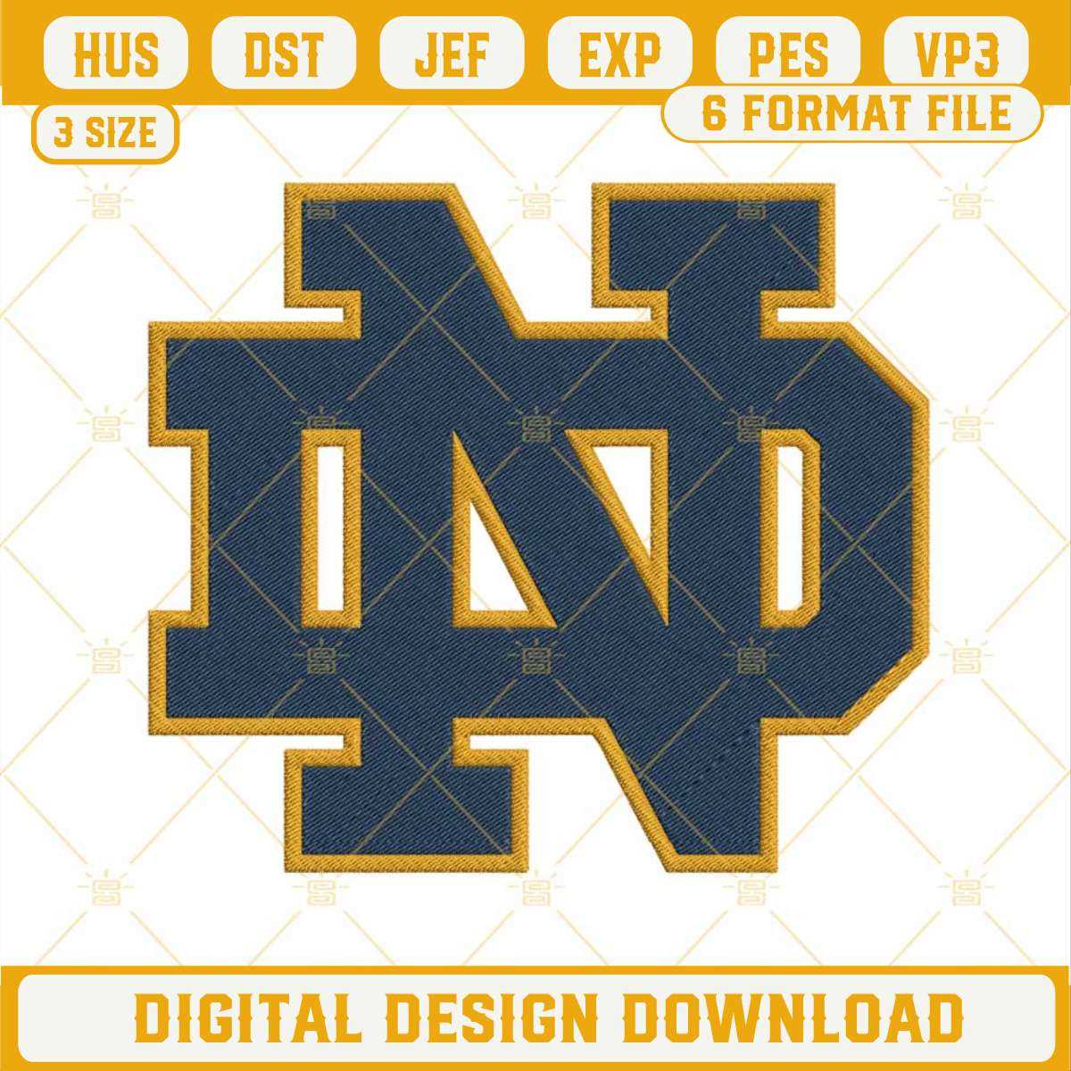 Notre Dame Logo Embroidery Design Files.jpg | Inspire Uplift