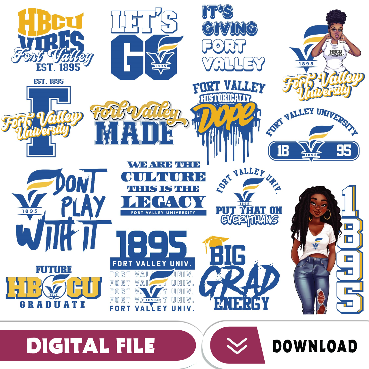 Fort Valley State Svg, Hbcu Collection, New Hbcu 2023, Hbcu | Inspire ...