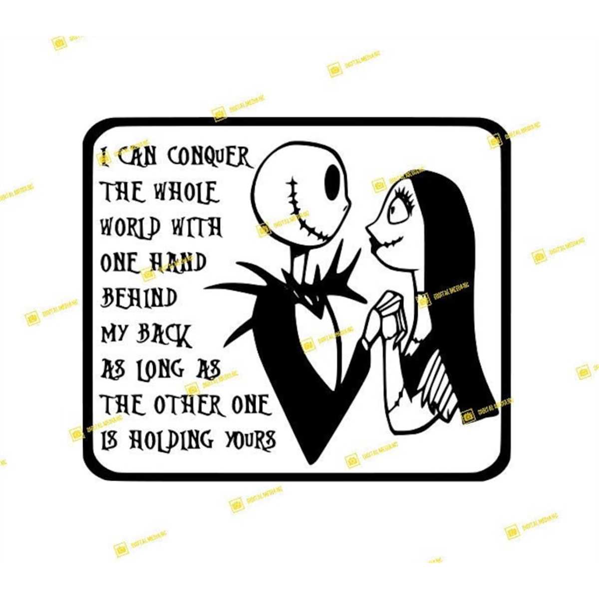 I can conquer the whole world, Nightmare Before Christmas, J | Inspire Uplift