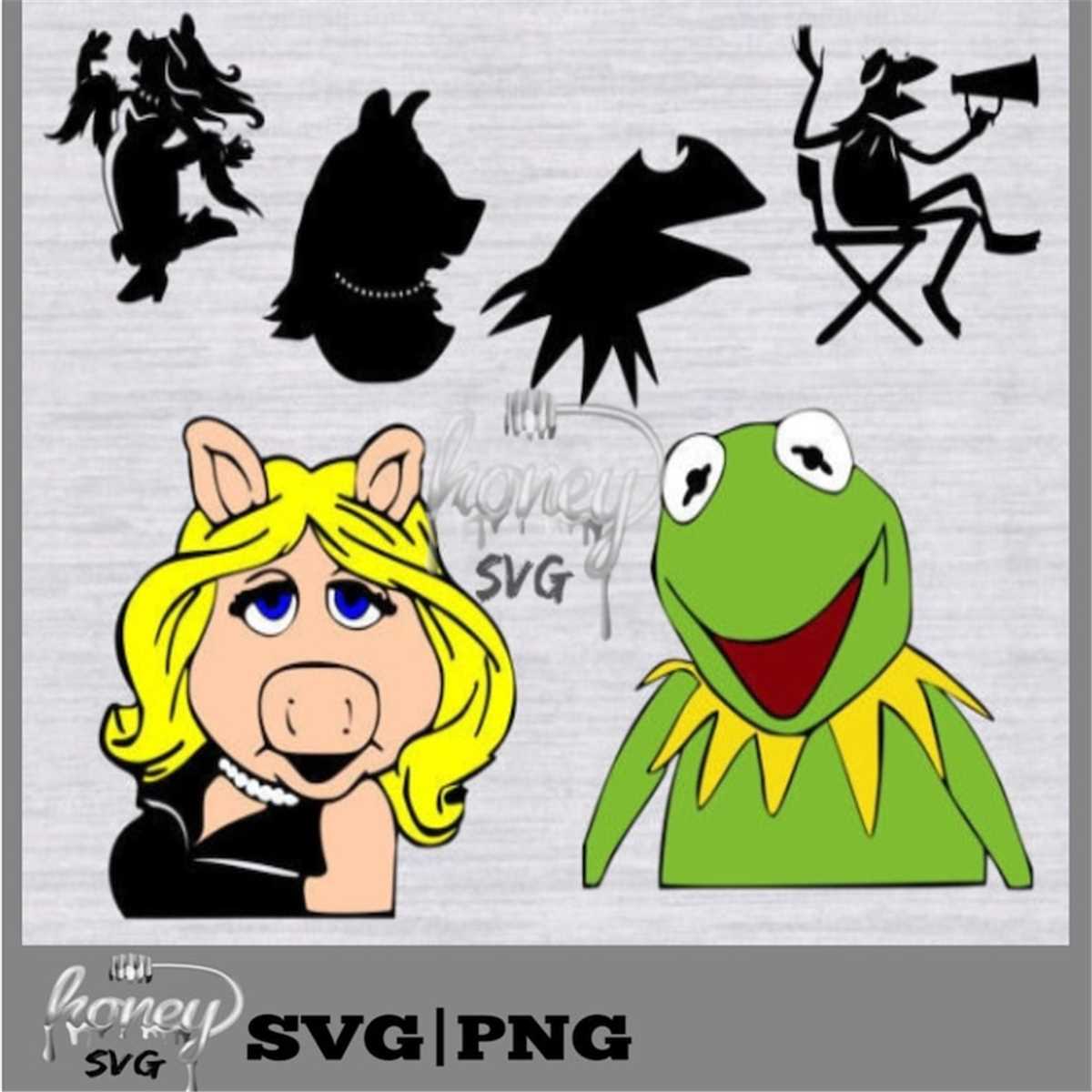 Kermit and Miss Piggy, Kermit the Frog svg, Miss Piggy svg, | Inspire ...