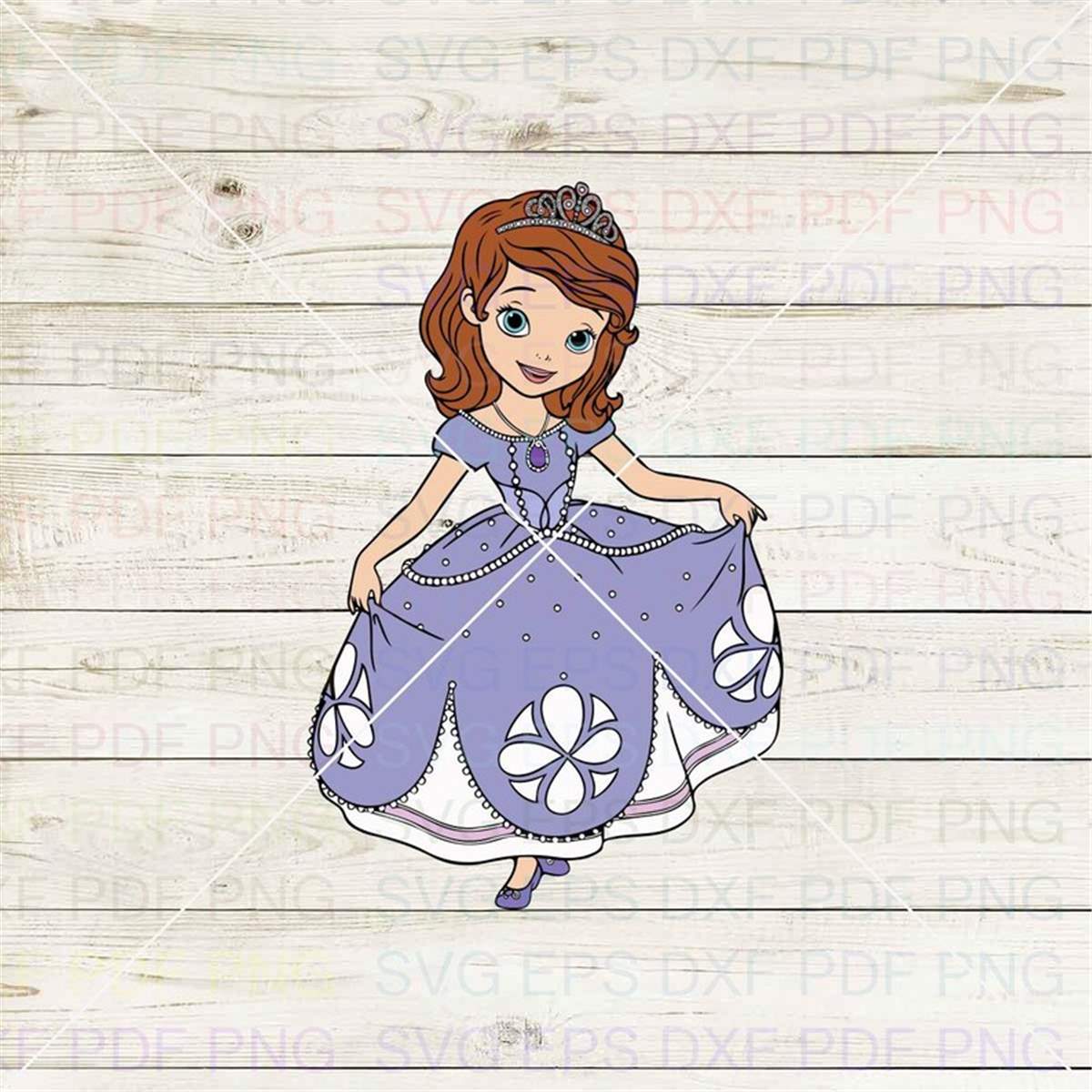 Princess Sofia Sofia The First 004 Svg Dxf Eps Pdf Png, Cric | Inspire Uplift