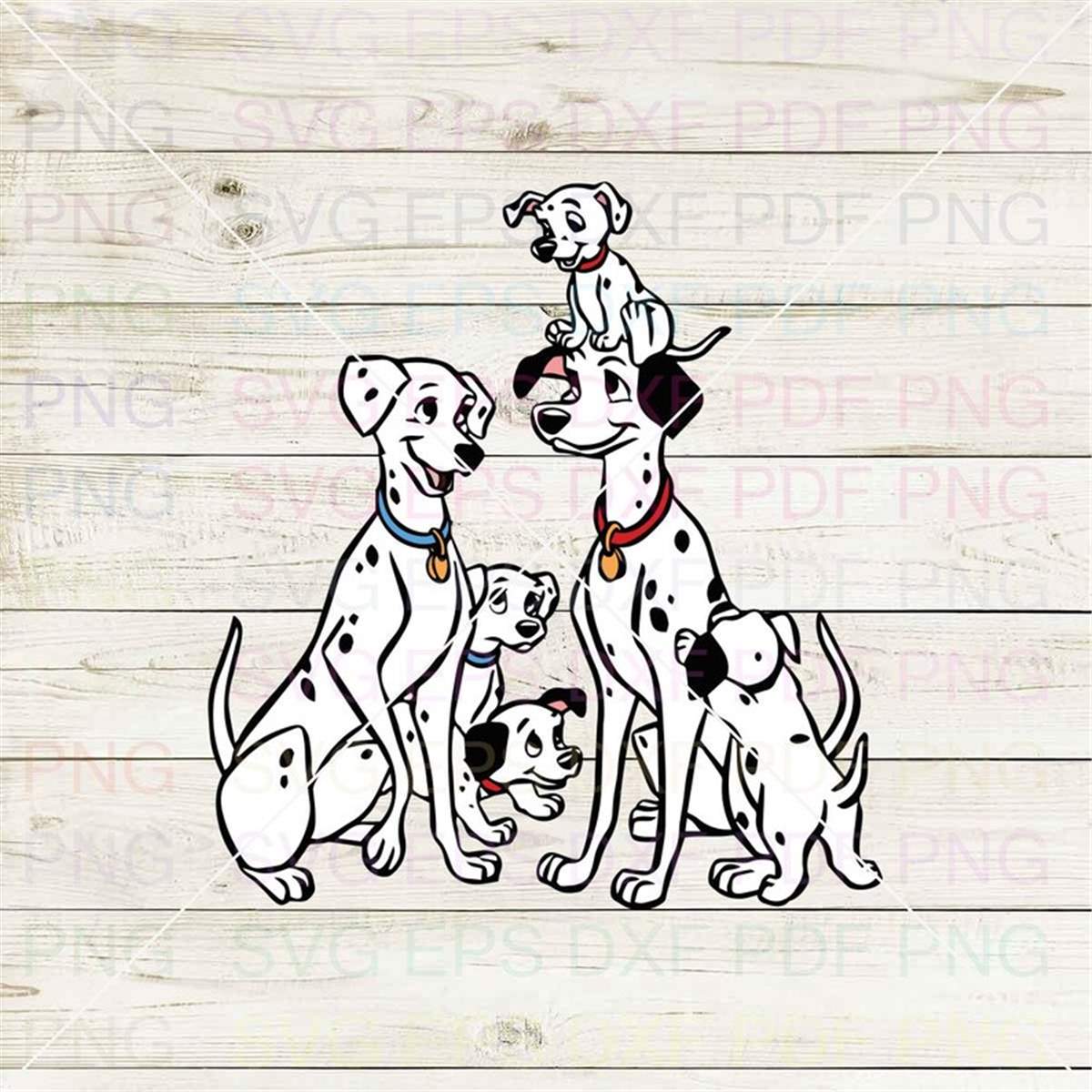 Puppies Dalmatian Family Pongo And Perdita 101 Dalmations 01 | Inspire ...