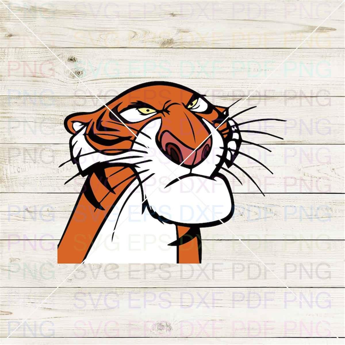 Shere Khan The Jungle Book 020 Svg Dxf Eps Pdf Png, Cricut, | Inspire ...