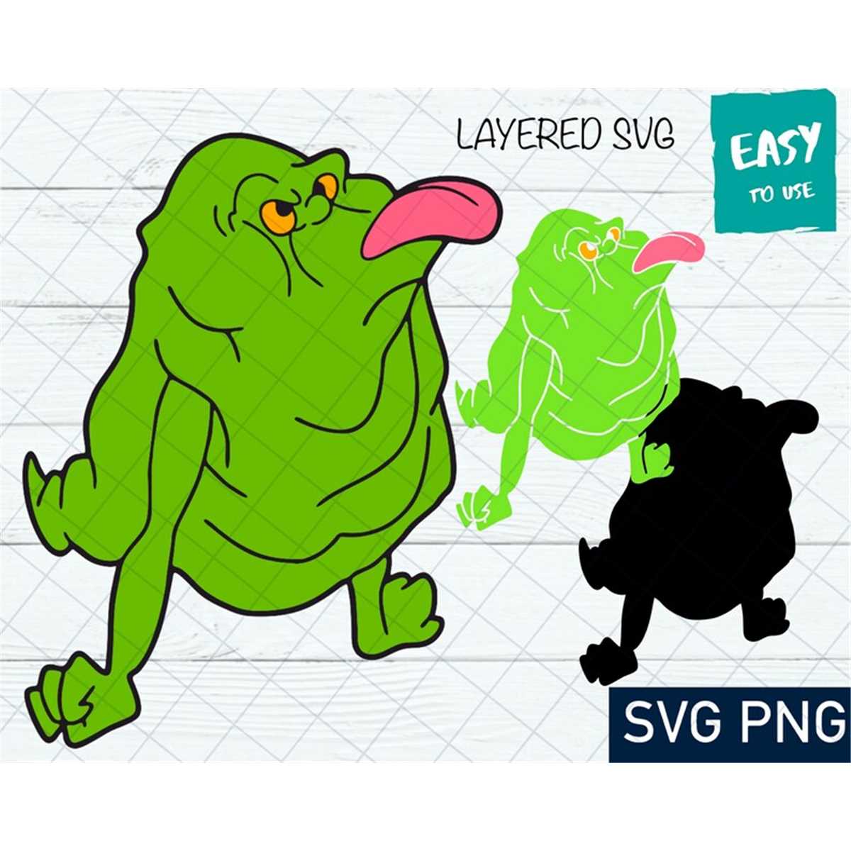 Slimer Ghost SVG, Cricut svg, Clipart, Layered SVG, Horror m | Inspire ...