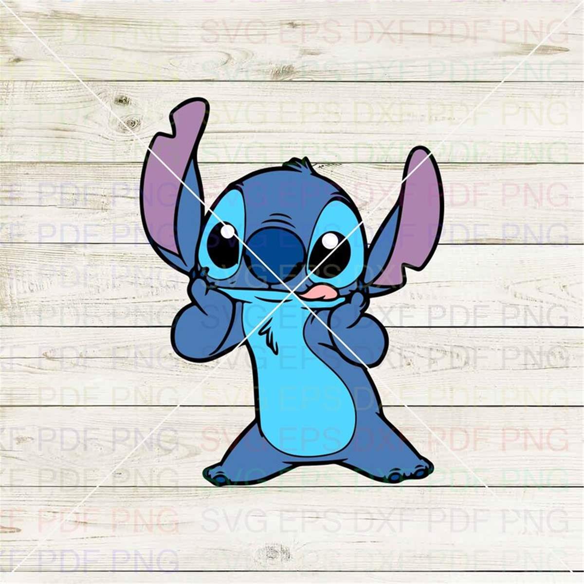 Stitch Lilo And Stitch 003 Svg Dxf Eps Pdf Png, Cricut, Cutt | Inspire ...