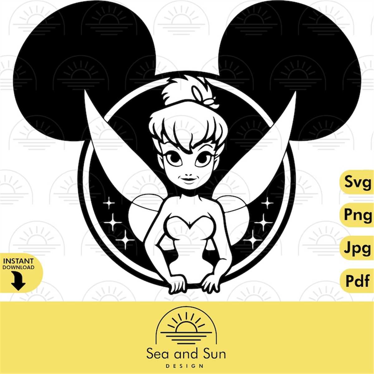 Tinker Bell Peter Pan Vector Clip art Files, Minnie, Mouse, | Inspire ...
