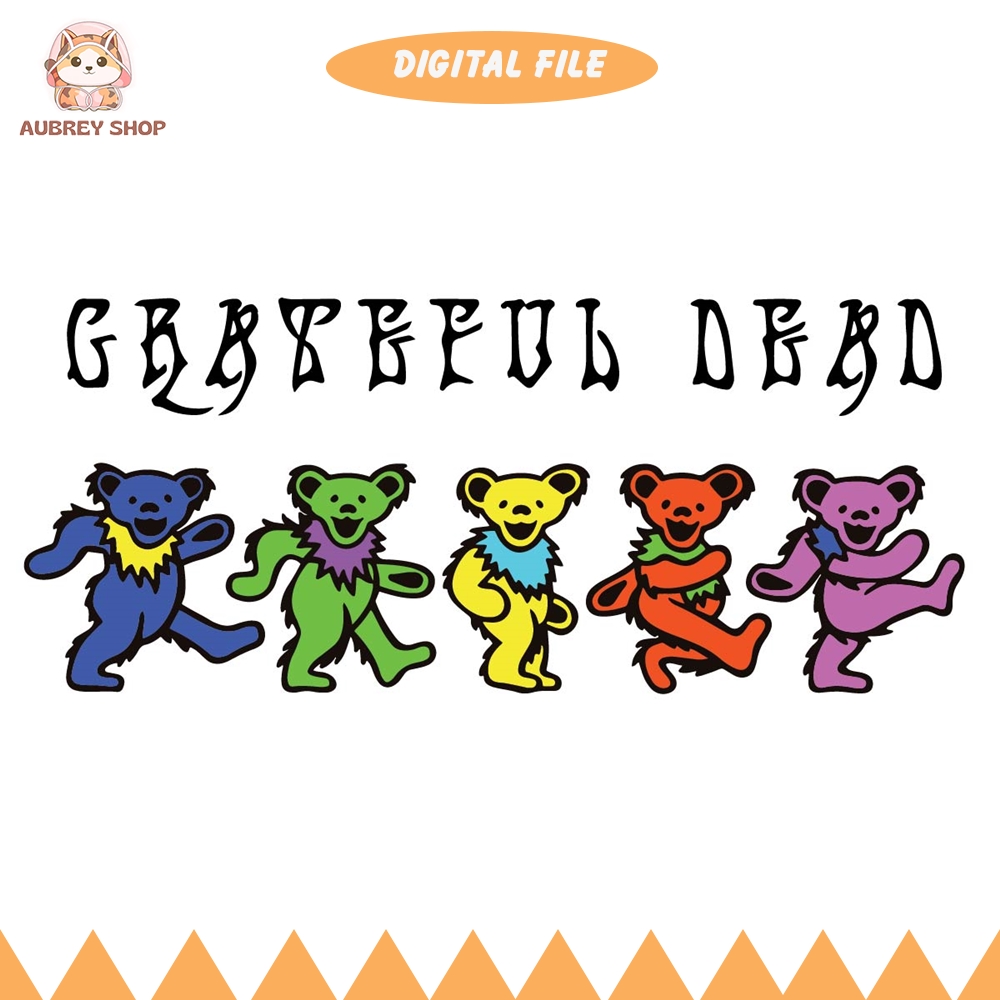 Grateful Dead Dancing Bears SVG, Grateful Dead Bears SVG, Gr | Inspire ...