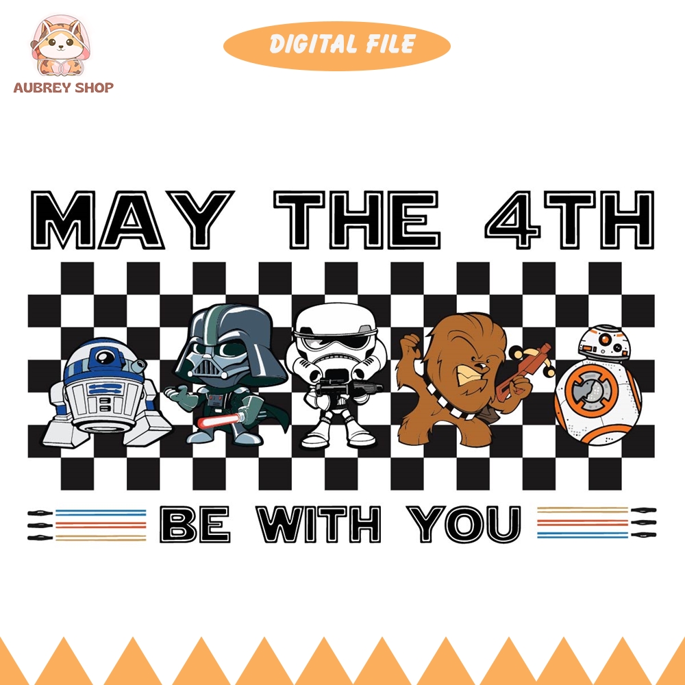 Cute Star Wars May The 4th Be With You Disney Star Wars Char | Inspire ...