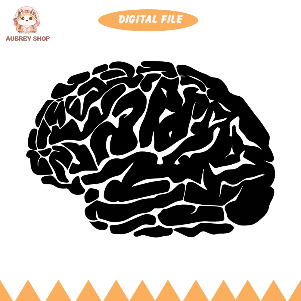 Brain Svg, Brain Clipart, Human Brain Svg, Mind Svg, Anatomy | Inspire ...