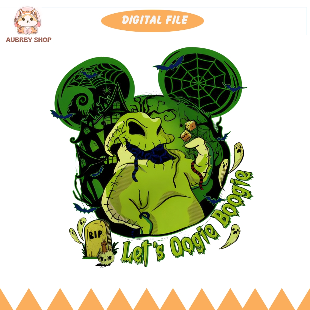 Lets Oogie Boogie PNG Boogie Man SVG File Download | Inspire Uplift